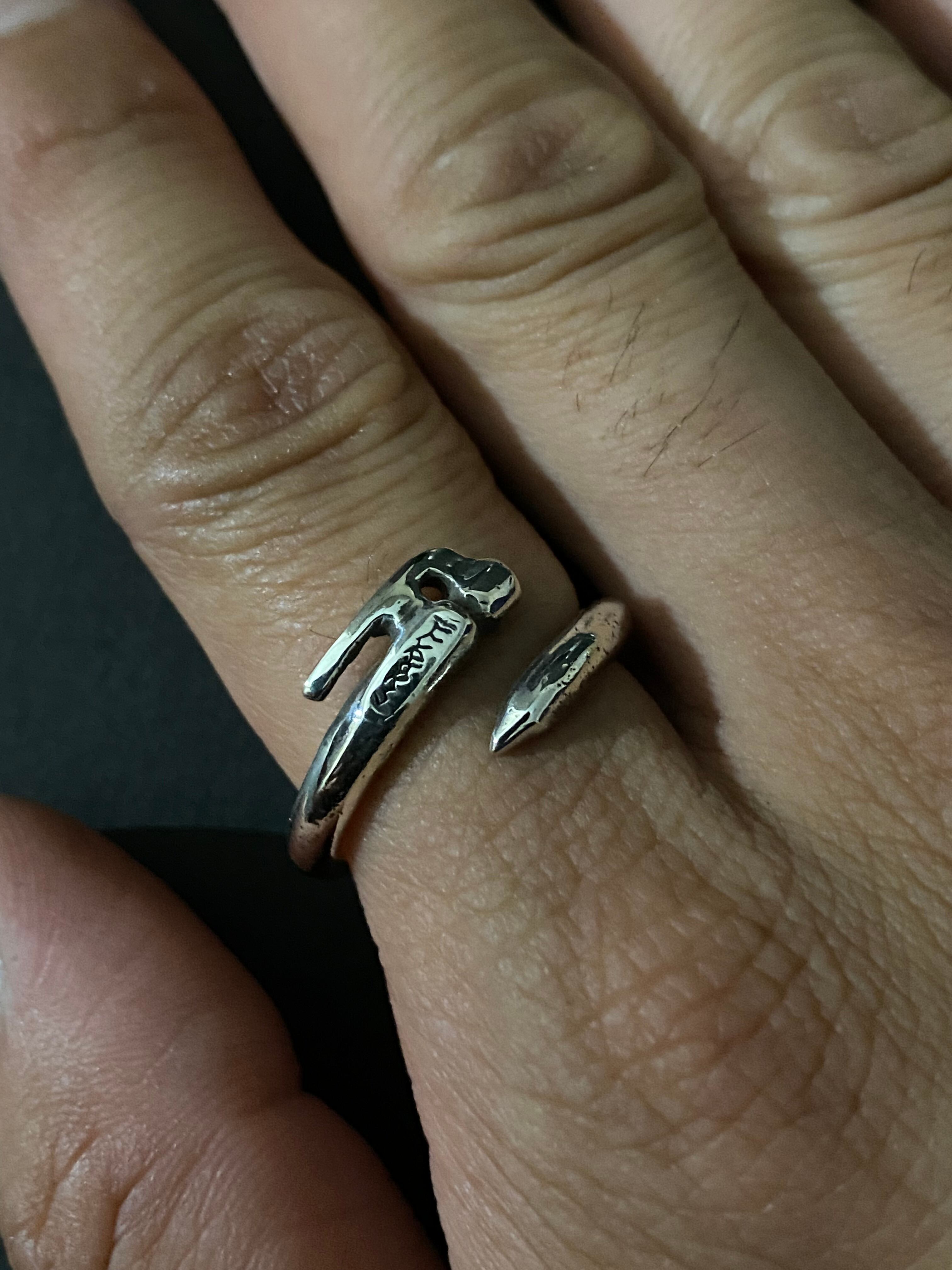 Peg ring ※925製 | FREAKS SILVER SMITH