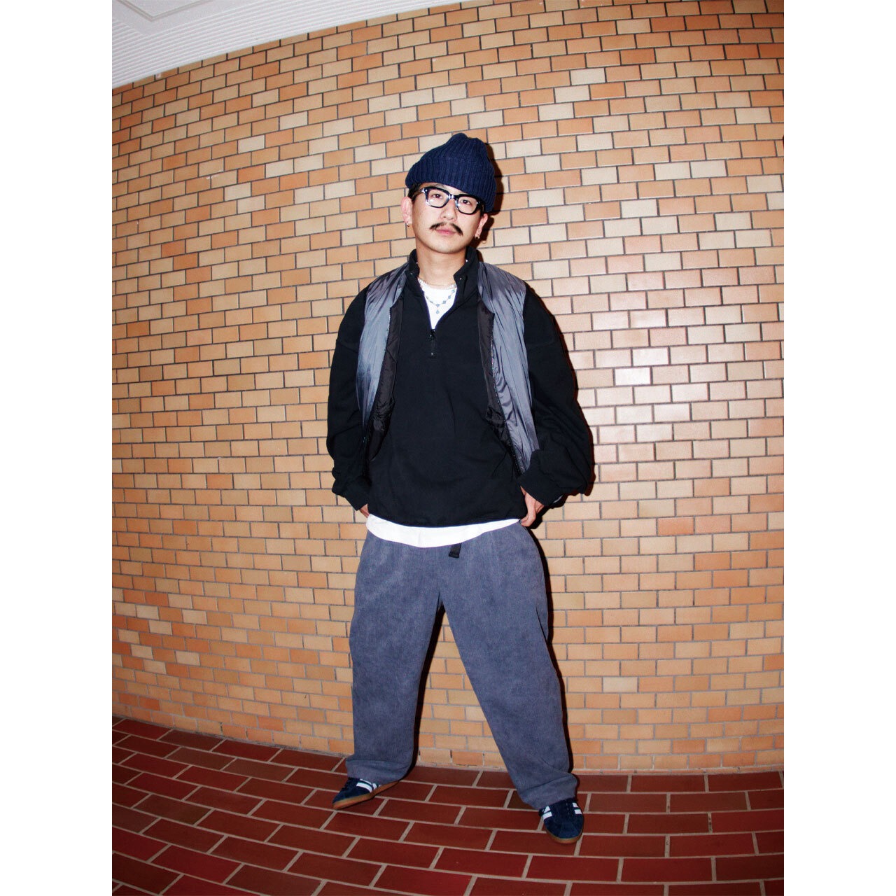 ONE POINT HALF ZIP SWEAT | TWELVE PERCENT