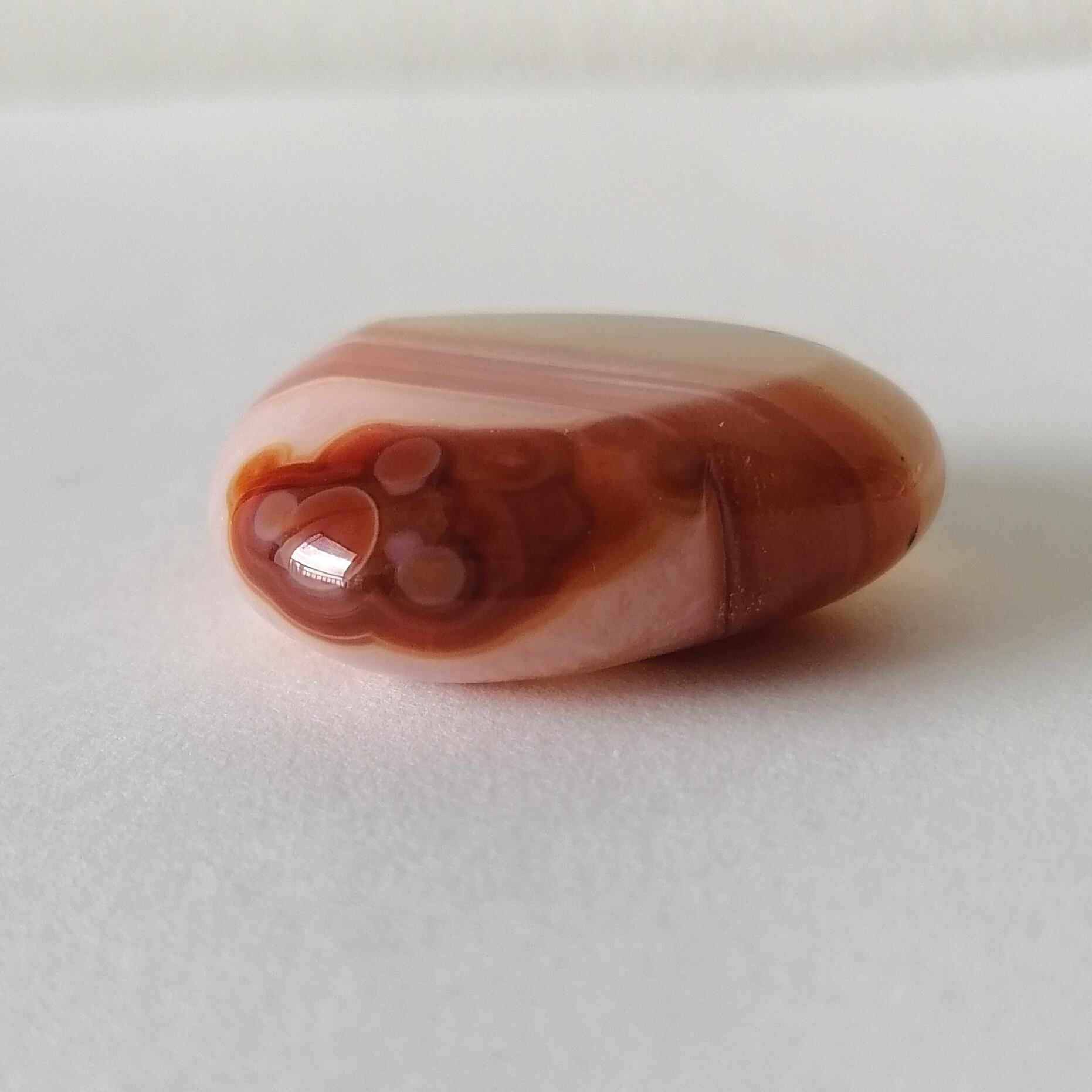 カーネリアン ハート 3.8cm ブラジル産 B367 | c o c o r o n