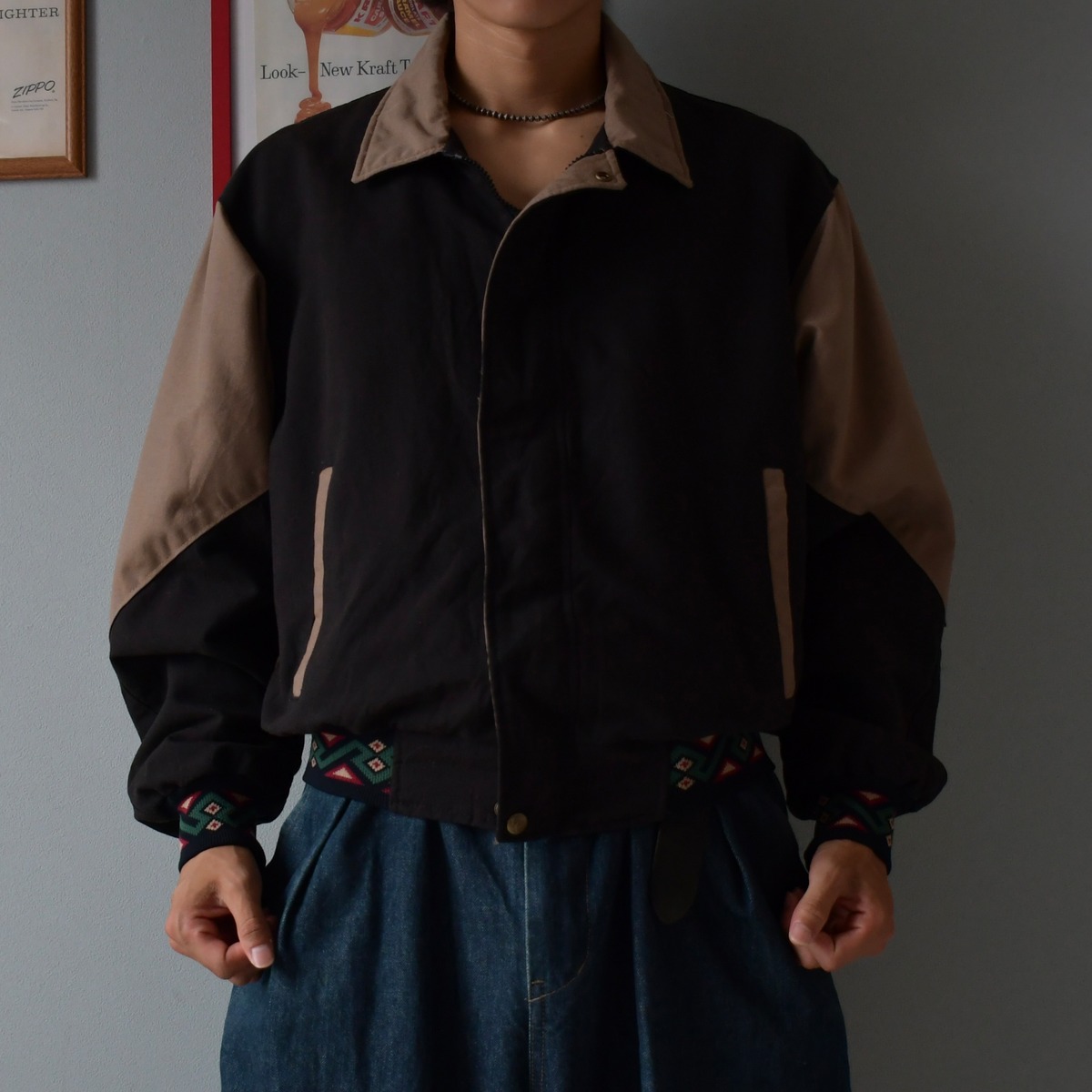 90s switching work jacket | natume