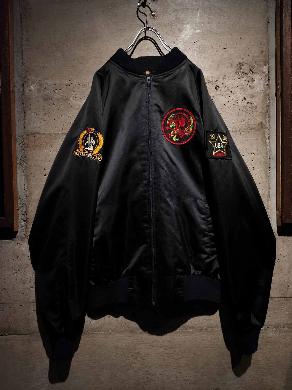 【Caka】"KARATE" Patch×Embroidery Vintage Jacket | Caka(カカ）下北沢古着屋、セレクトショップ