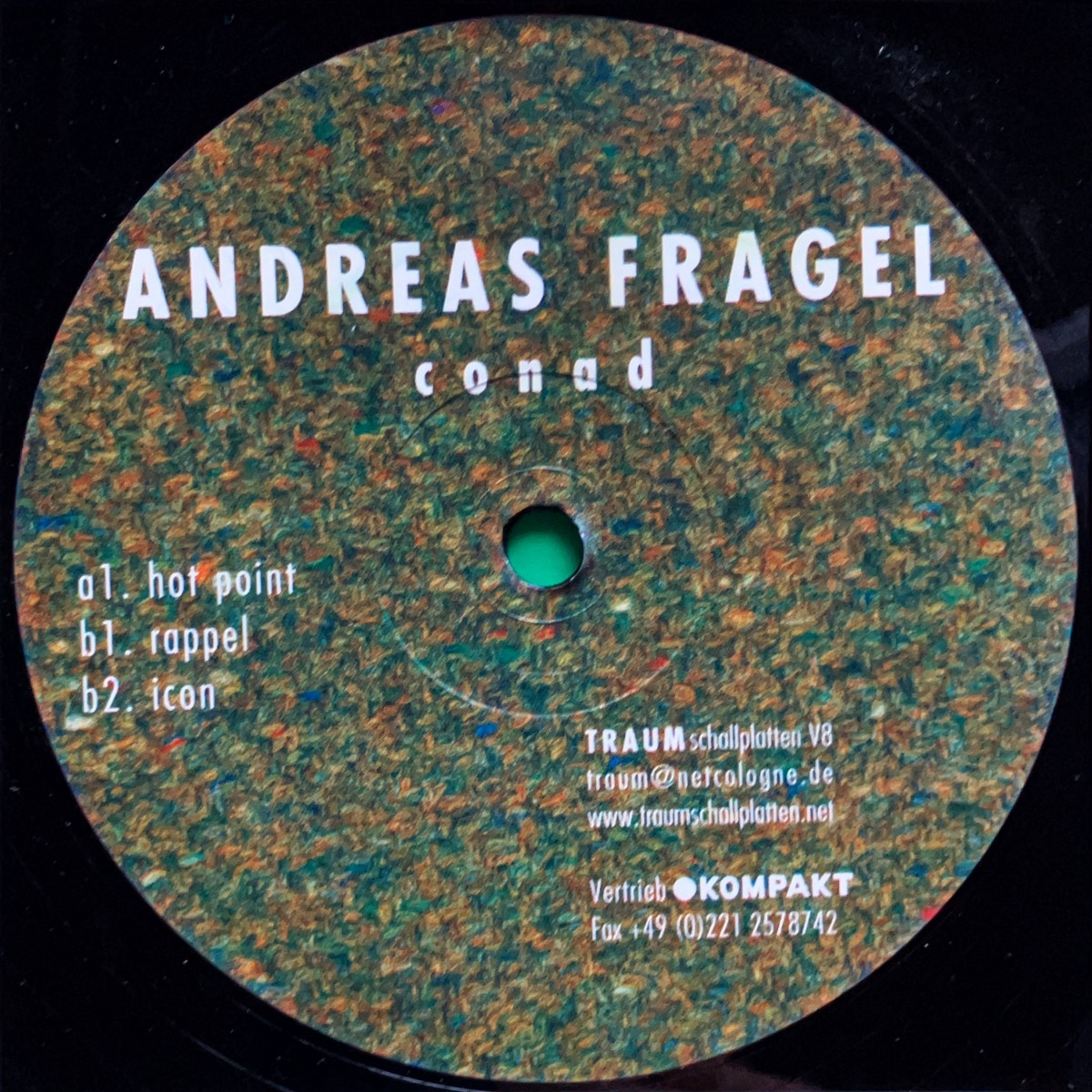 【12”】Andreas Fragel / Conad (Traum Schallplatten) (TRAUM V08) | cpvinyl ...