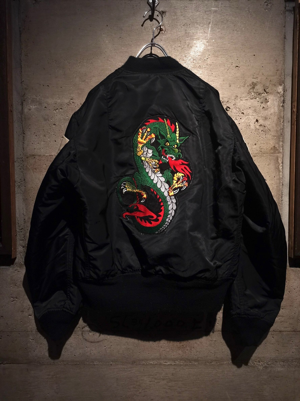 【Caka】"Reversible" Patch Custum Loose MA-1 Flight Jacket | Caka(カカ）下北沢古 ...