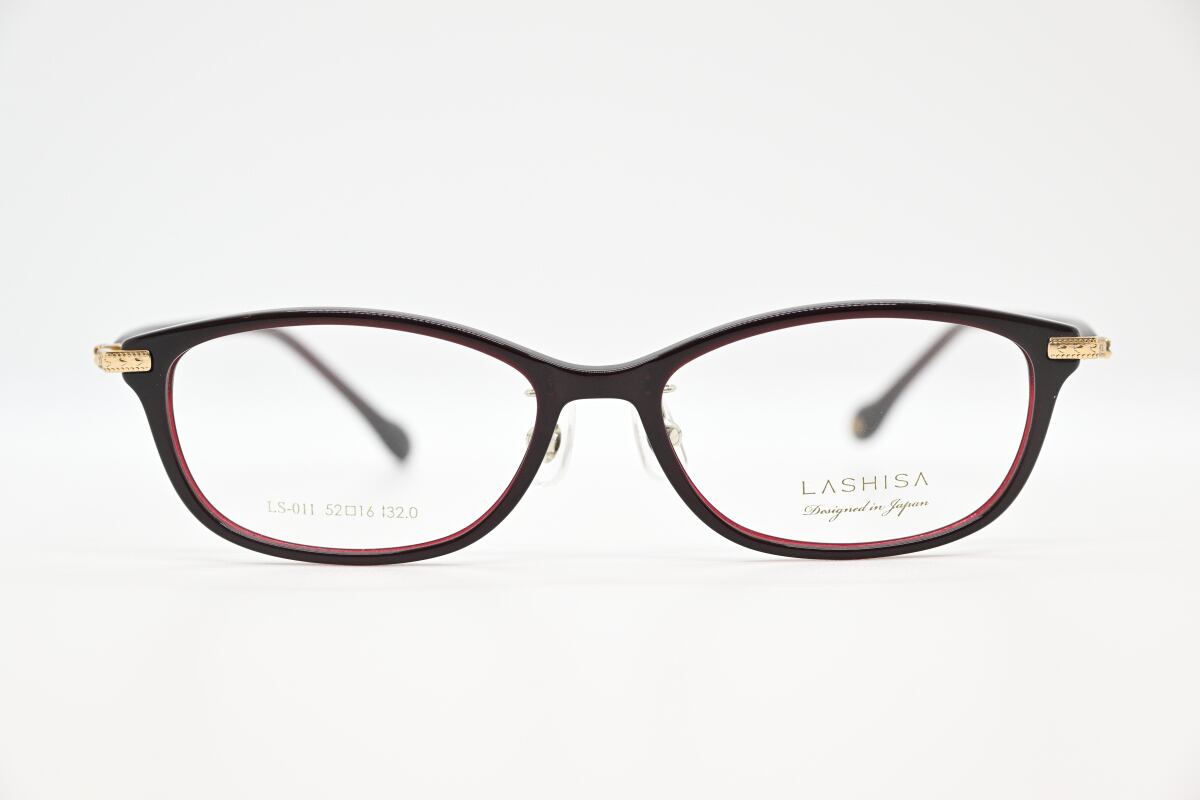 LASHISA LS-011 52サイズ col.2 ラシサ 眼鏡 可愛いメガネ おしゃれメガネ | Eyewearshop 丸善 安芸