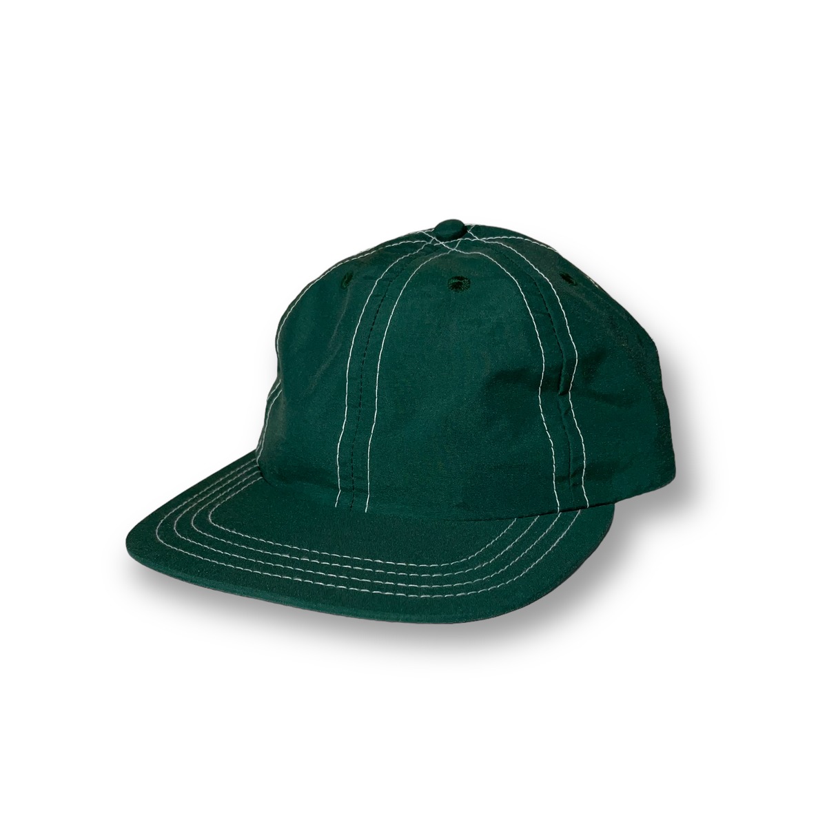 Lite Year - 6 Panel Cap Japanese Nylon Taffeta - Green | REVERSE STORE