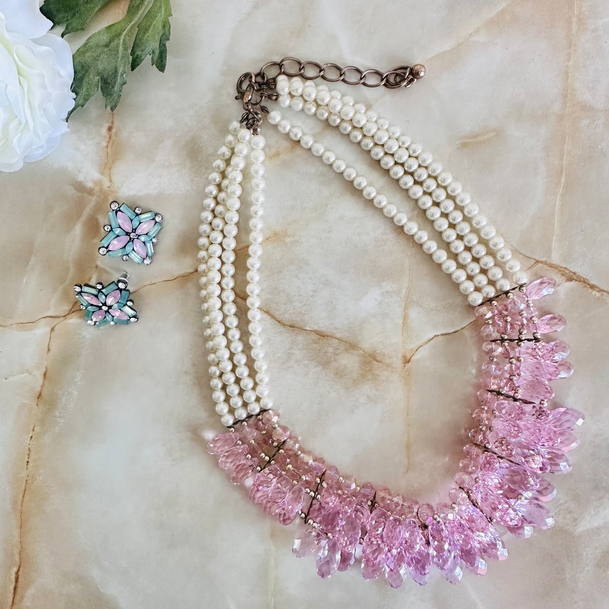 【907】クリスタルネックレス | BELLA GENTE