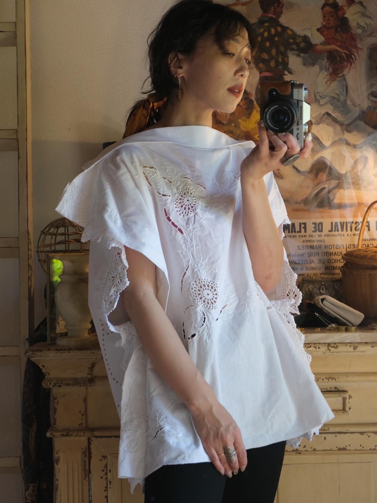 hand made blouse | cross vintage