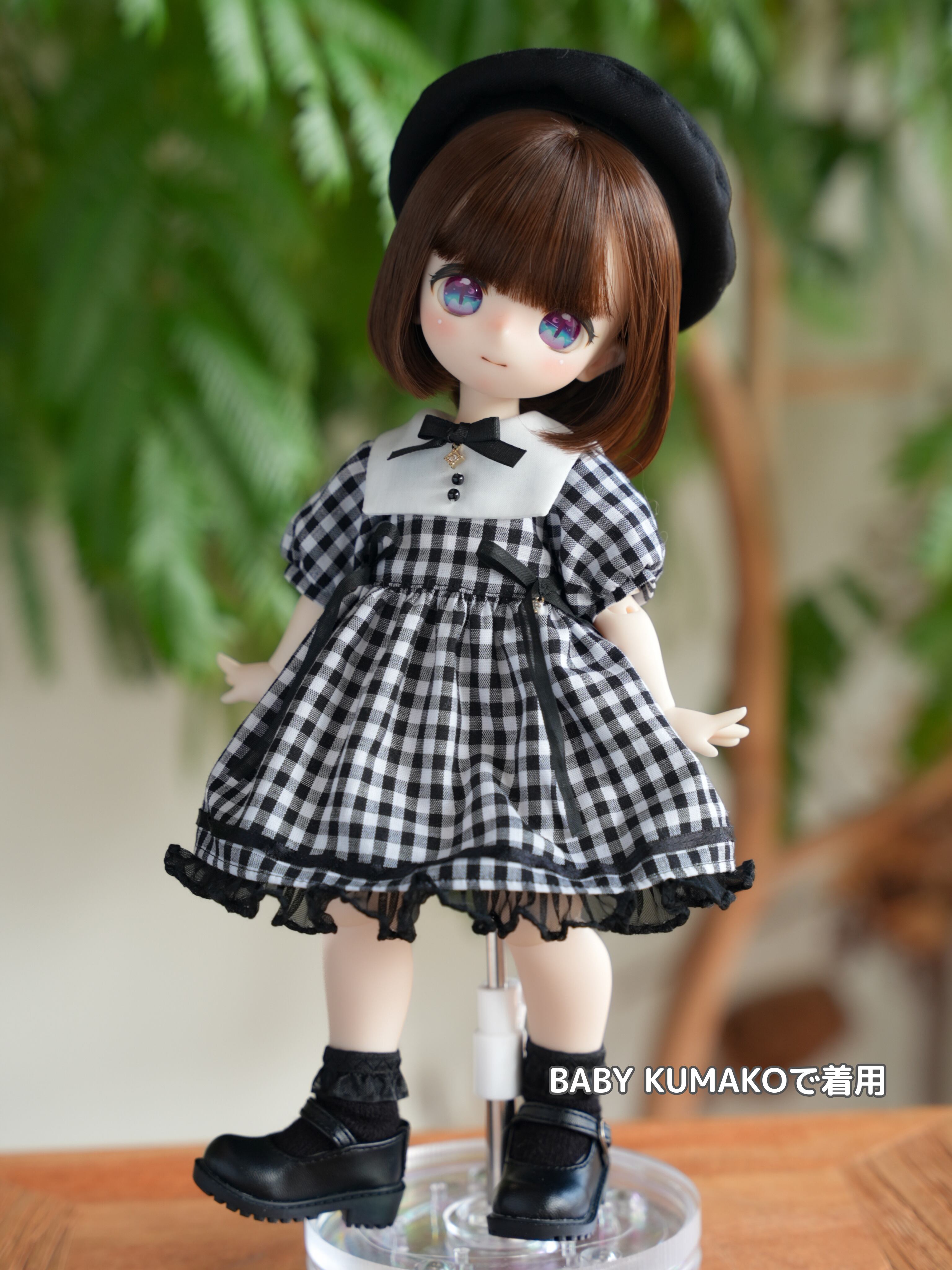 1/6サイズ TinyFox / BabyKUMAKO【ギンガムチェックワンピセット 1/6サイズ TinyFox / BabyKUMAKO【ギンガムチェックワンピセット