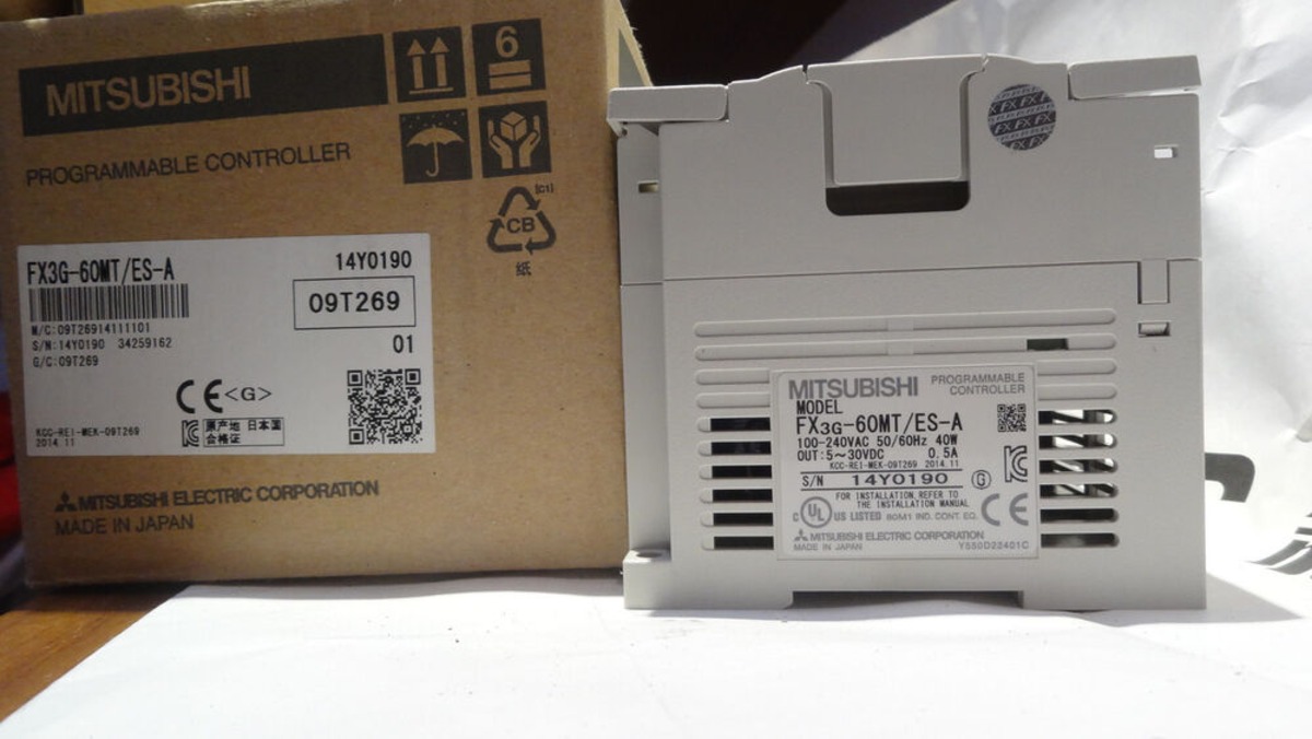 New Mitsubishi FX3G-60MT/ES-A Programmable Logic Controller | FA機器shop24
