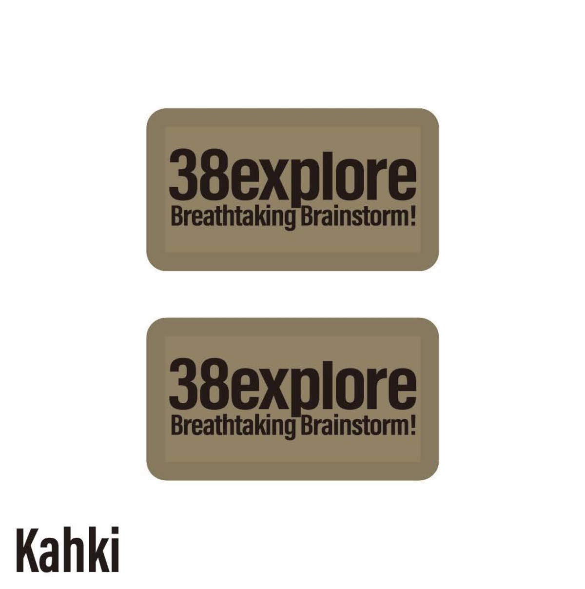 Patch38 SMALL (KH) 2枚セット | 38explore