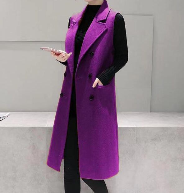 送料無料】ジレ コート ロングジレ ロングベスト レディース トレンチ