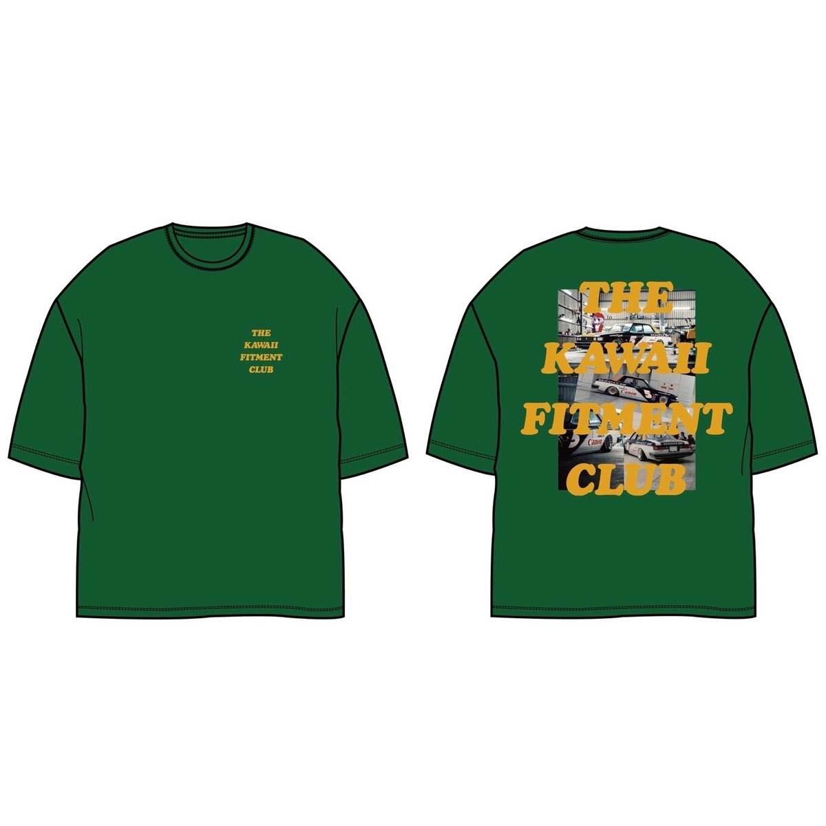 KF × weekend gang cresta BIG LOGO S/S TEE | KAWAII FITMENT.