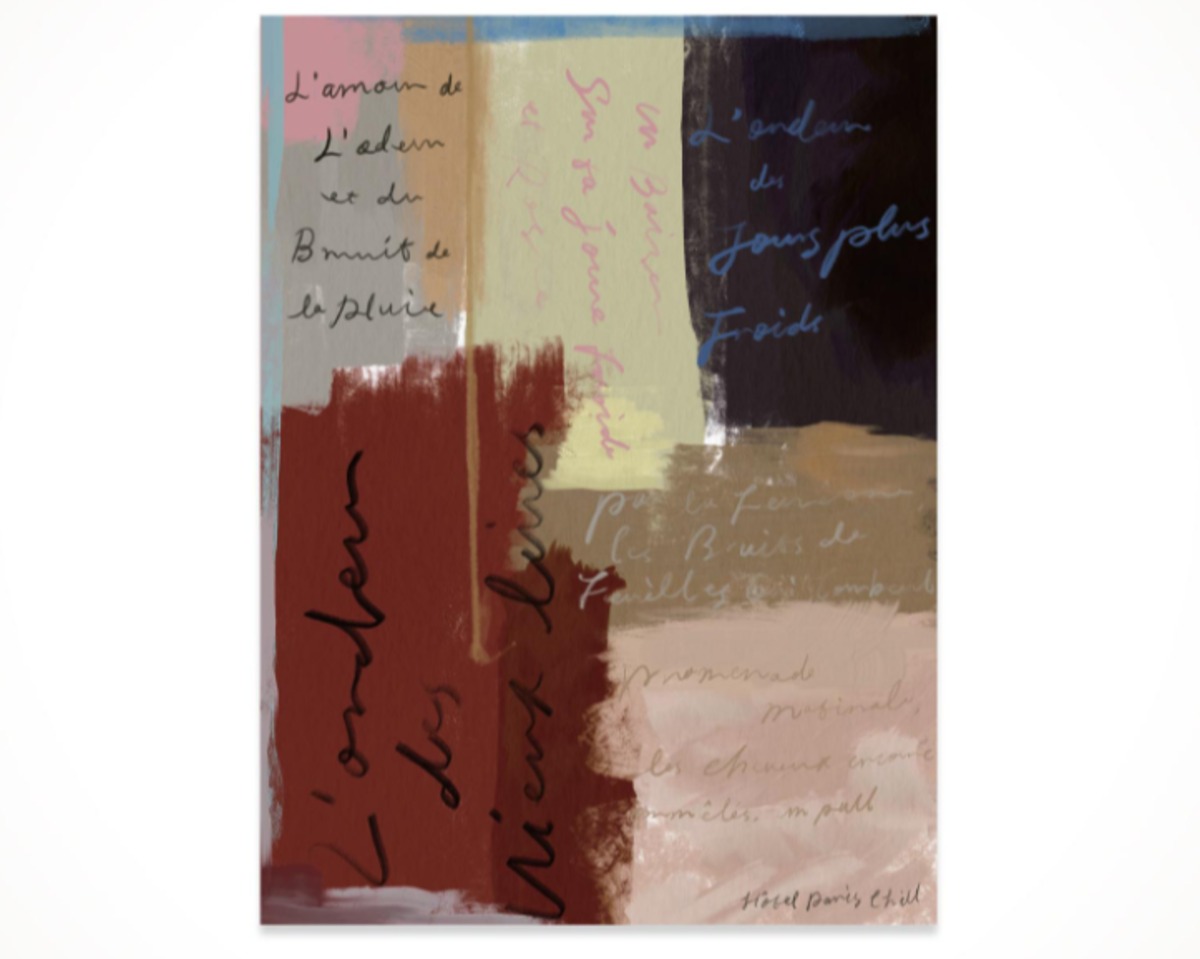 HÔTEL PARIS CHILL Scent of Old Books ポストカード | ONE ONE select