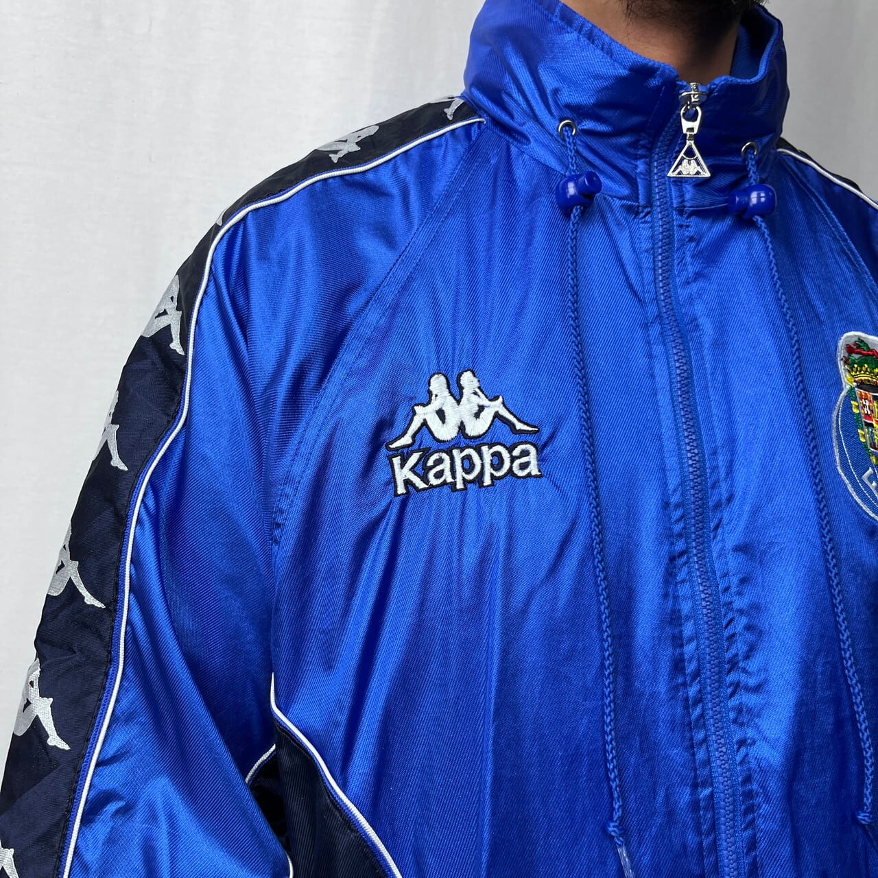 90〜00年代 KAPPA カッパ FC PORTO FCポルト ナイロントラックジャケット メンズXL相当 古着 90s 00s ビンテージ ...
