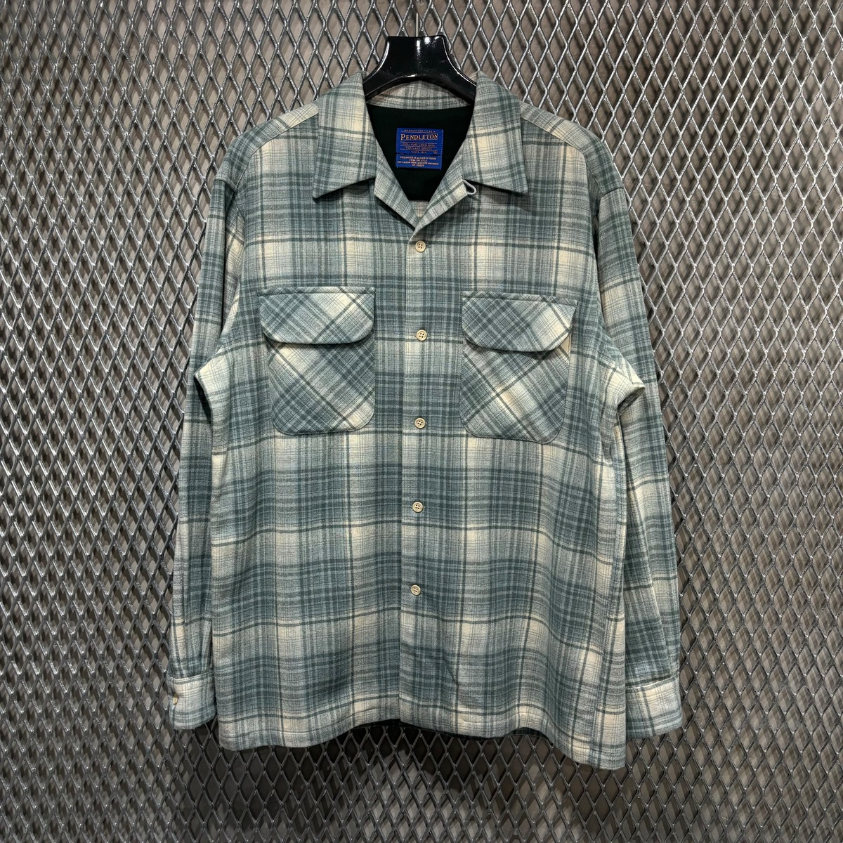 00s【Pendleton】Open Collar Wool Shirt | the Holic vintage clothing