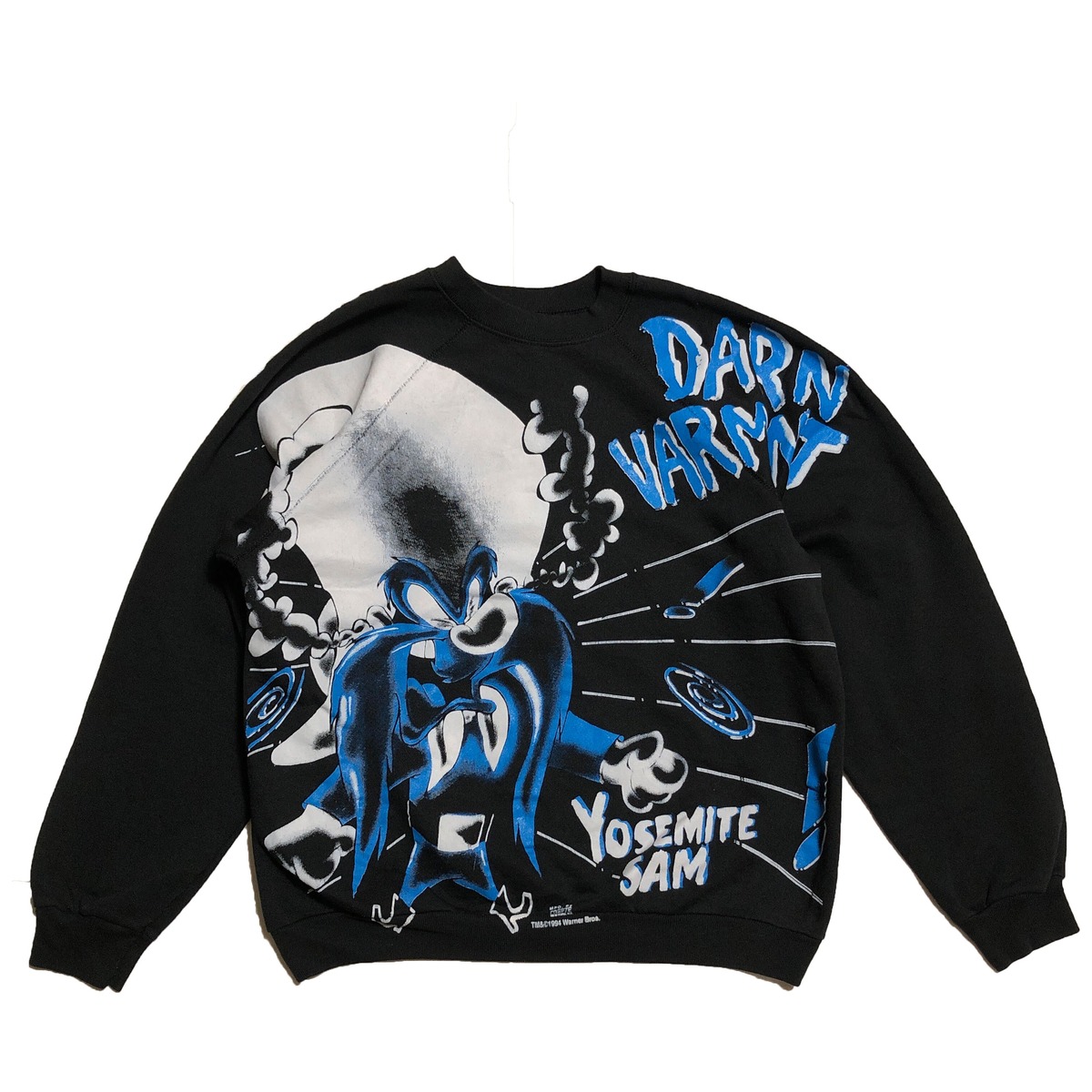 90s Looney Tunes Yosemite Sam raglan sweat | Hoffman Vintage Club