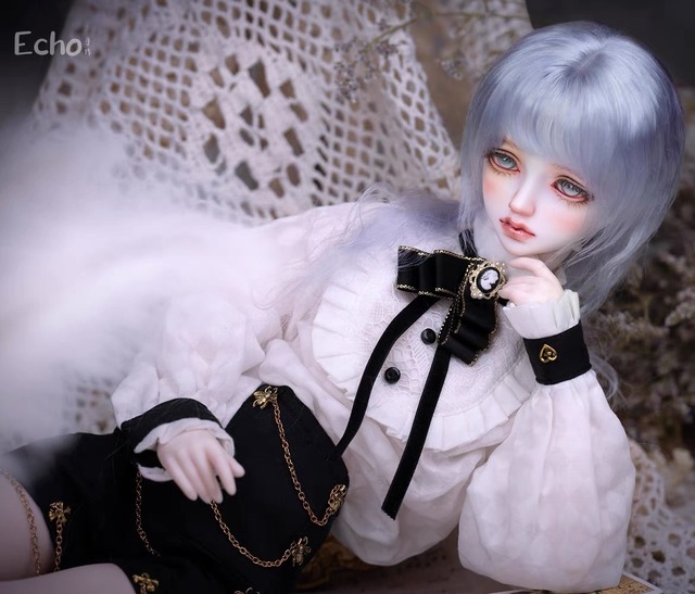ECHO ウルフカット セットウィッグ BJD 1/3 1/4 MDD KUMAKO かつら 耐熱 ヘッド パーツ 球体関節人形 ウィッグ ...