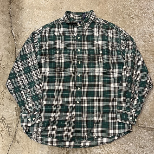 GAP FLANNEL SHIRT GREEN CHECK | safarionline