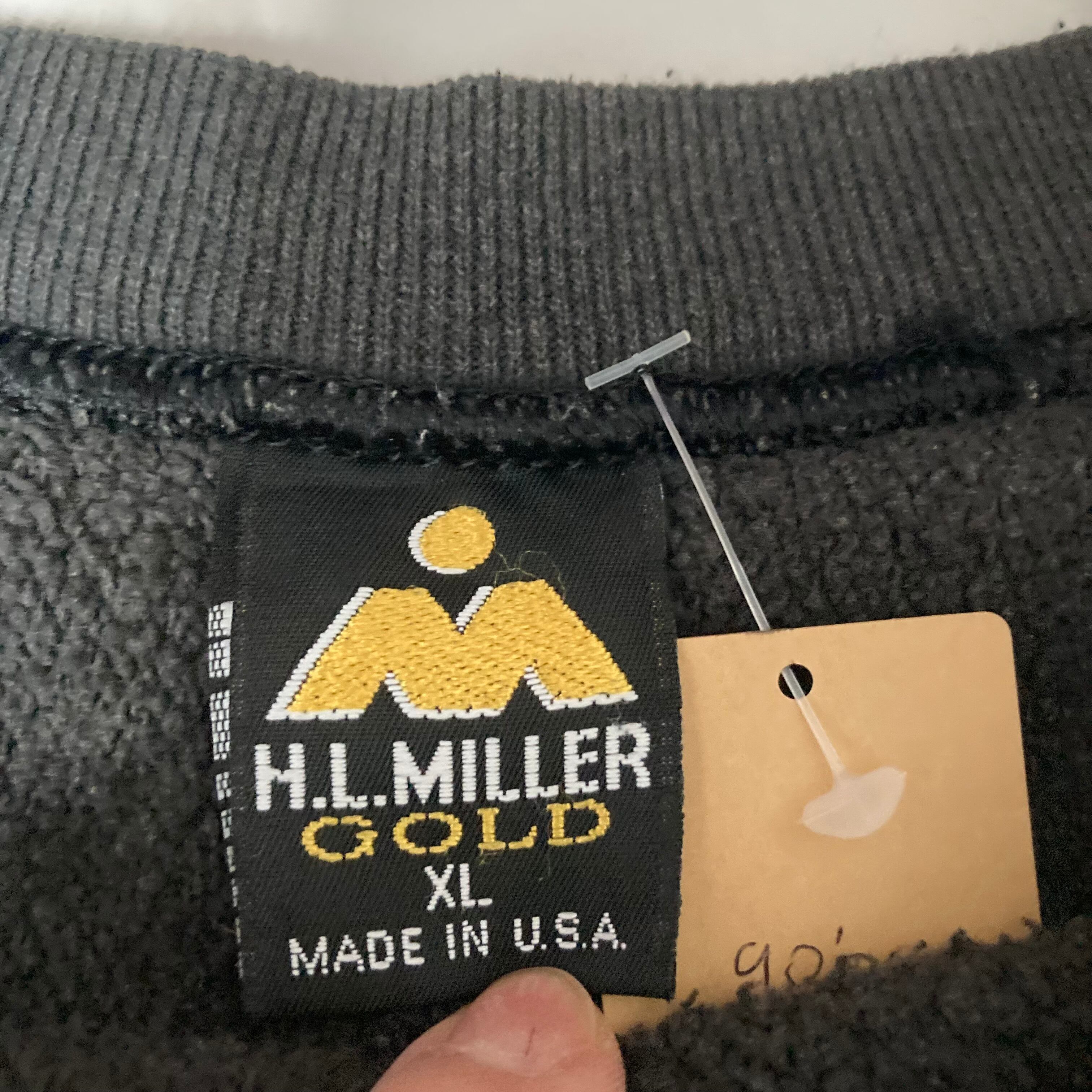 【90's】【Made in USA】H L MILLER スウェット XL 刺繍 Vintage | 古着屋OLDGREEN