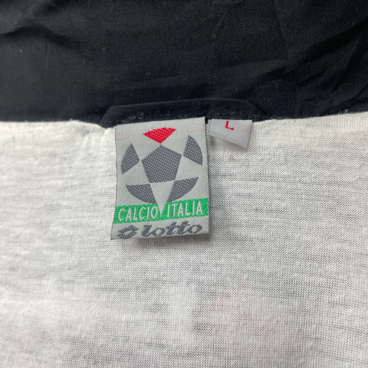 90年代 CALCIO ITALIA LOTTO ロゴ刺繍 ポリエステル トラックジャケット メンズL 古着 90s ビンテージ ヴィンテージ ...