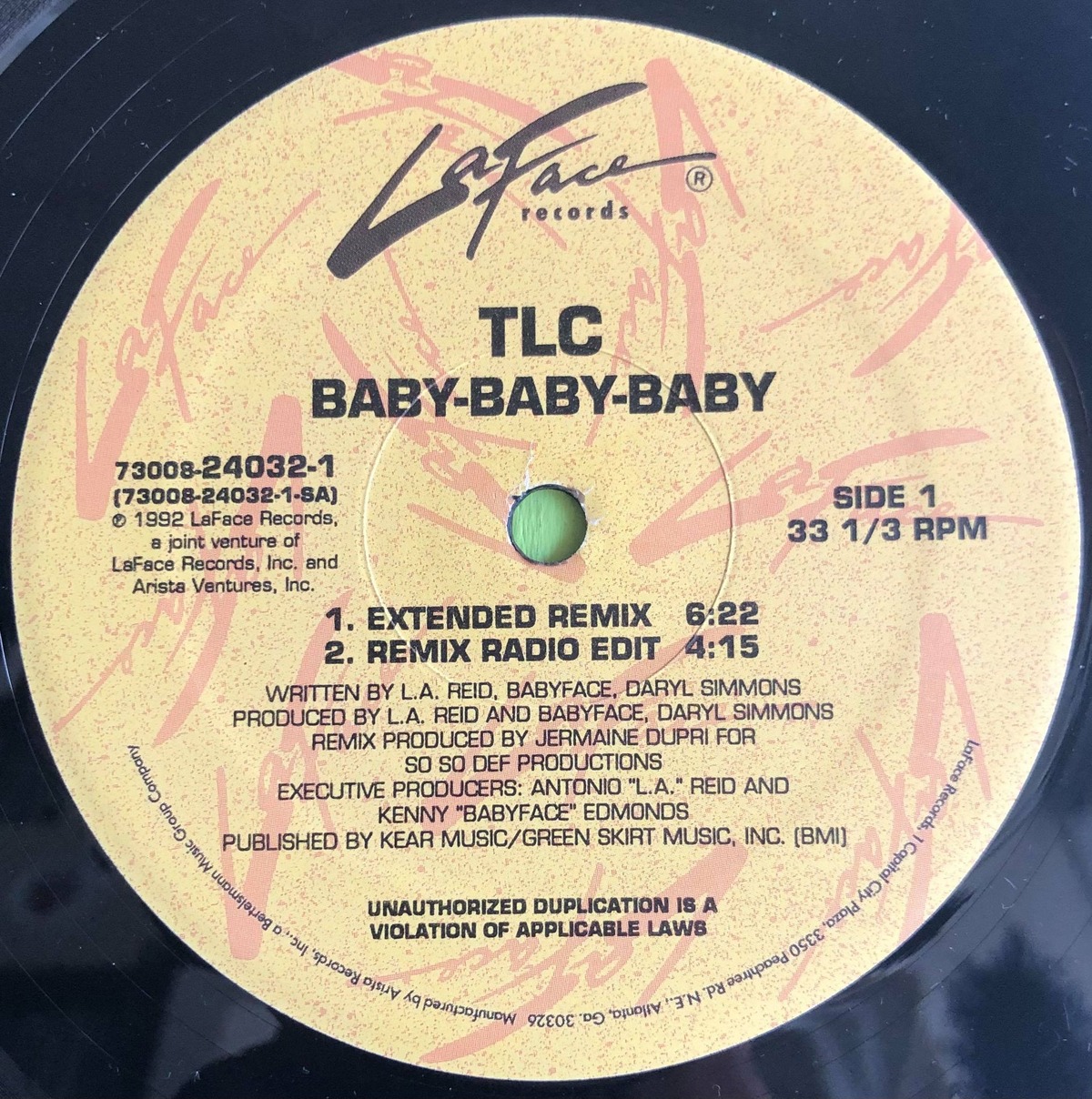 TLC ‎– Baby-Baby-Baby (12") | oleo Records