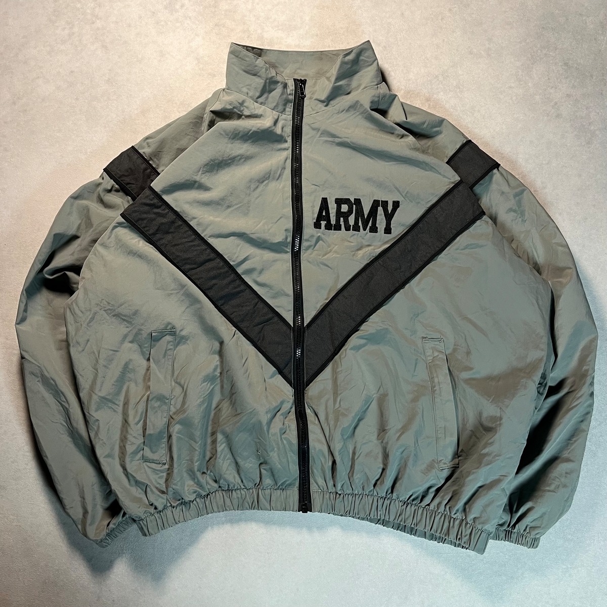 L/R 99年製 “U.S. ARMY” IPFU nylon training Jacket US ARMY ナイロン トレーニング ...