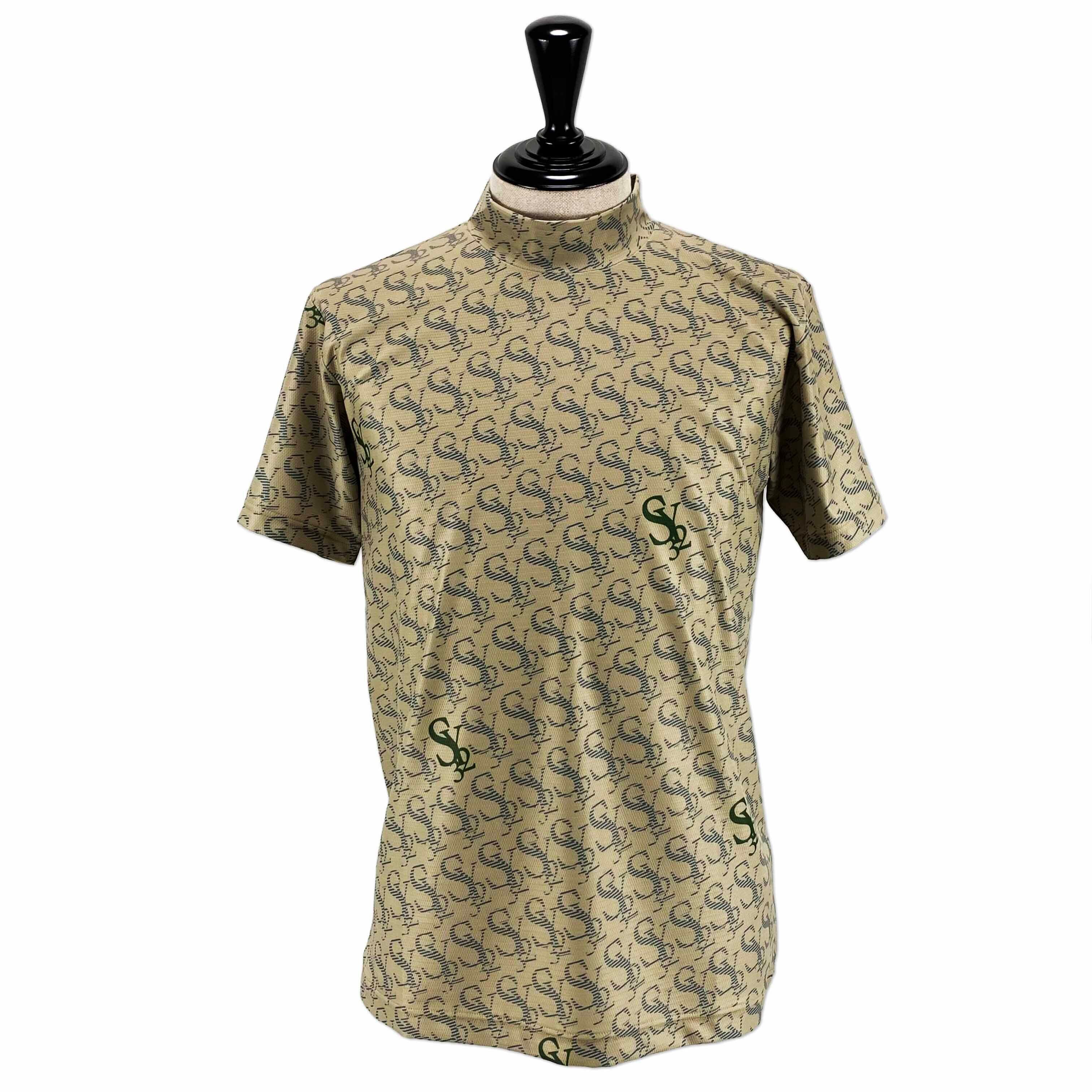 【SY32】《MEN'S》CARVICO SPIDER SUBLIMATION MOCK（BEIGE） | Pay ID