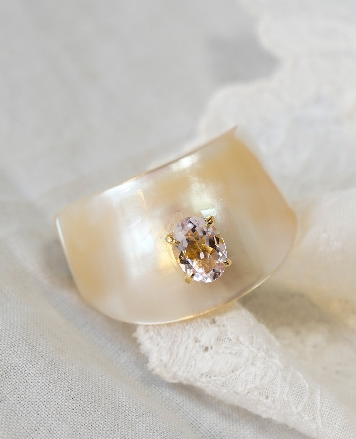 （K18）Thalatta Ring(Morganite) | Thalatta