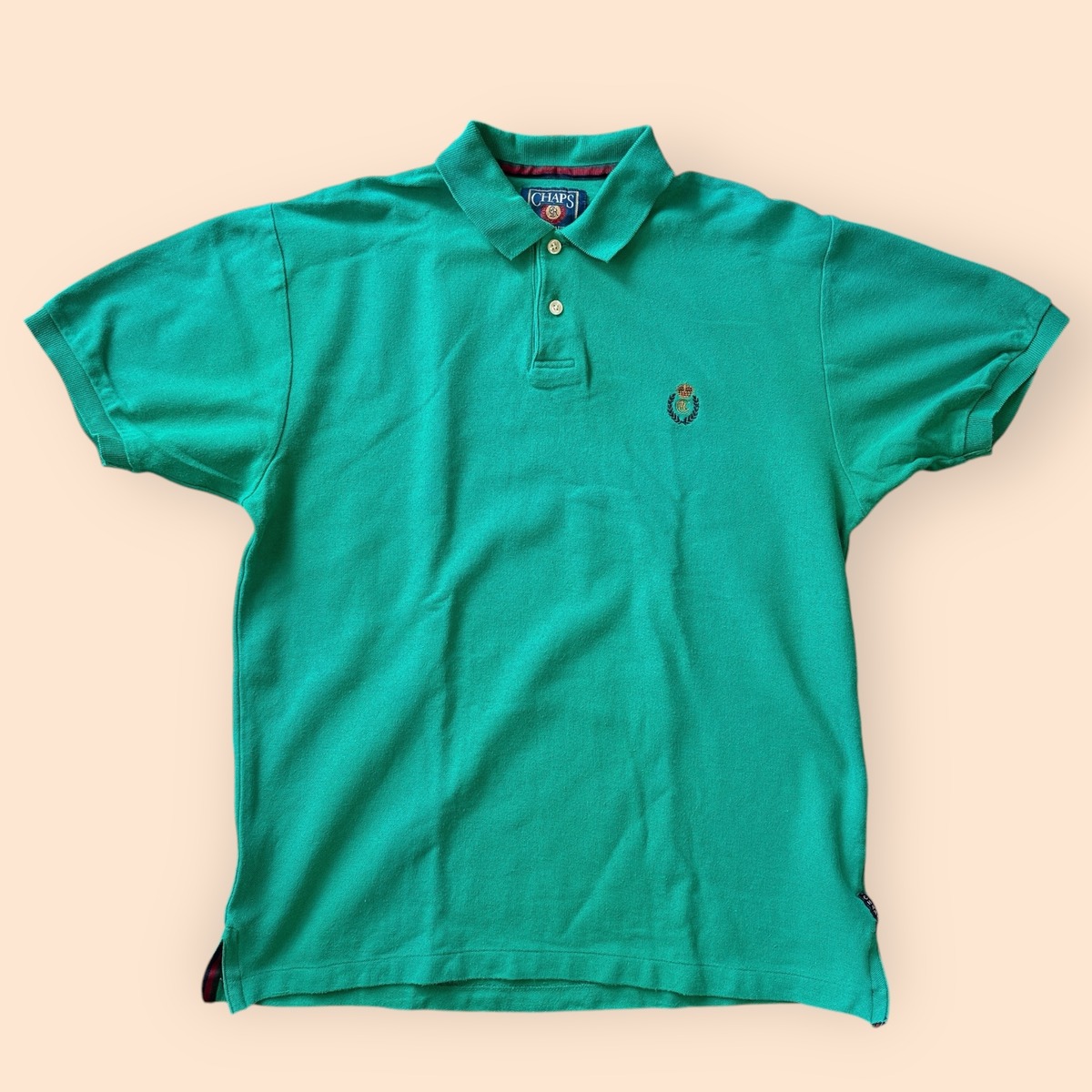 80's CHAPS RALPH LAUREN short sleeve polo shirt | Wiz vintage