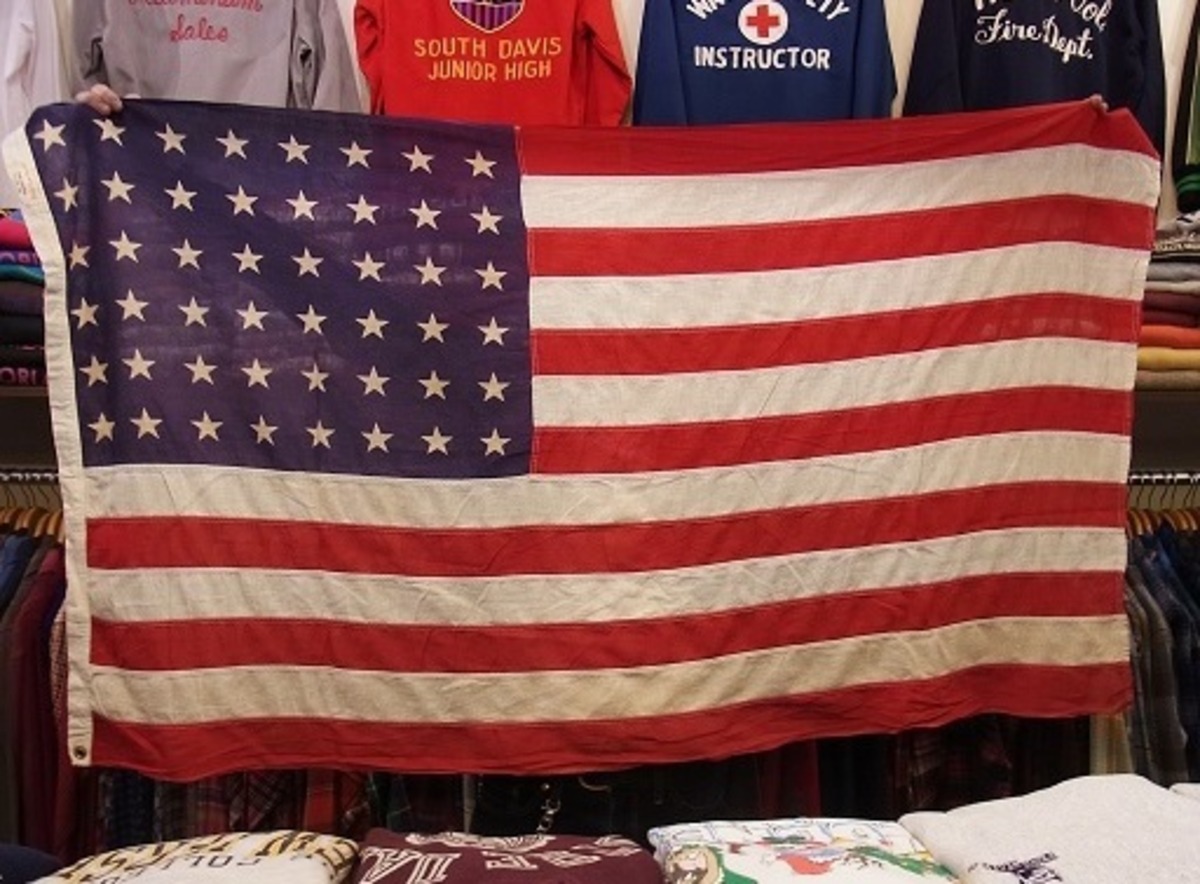 60's～ Valley Forge Flag Co 48スター ヴィンテージ アメリカンフラッグ | CYCLONE