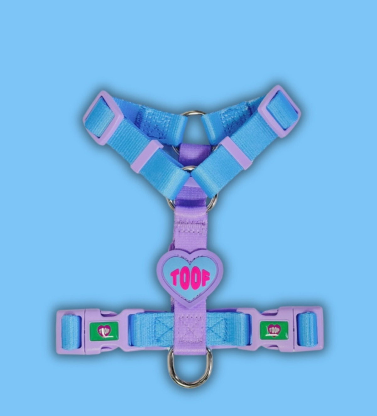 TOOF HEART LOGO H HARNESS - BL/PP | hatch