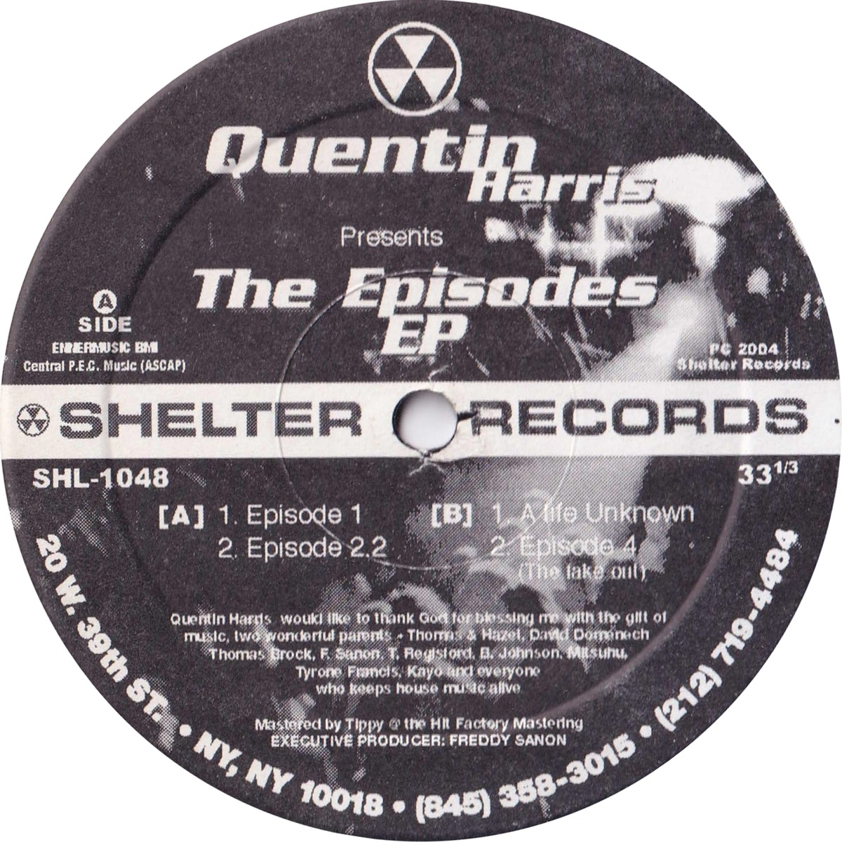 Quentin Harris – The Episodes EP | First Floor Records / Used House ...