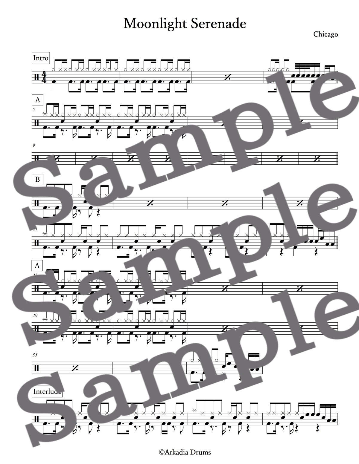 Moonlight Serenade（Chicago） | Arkadia Drums