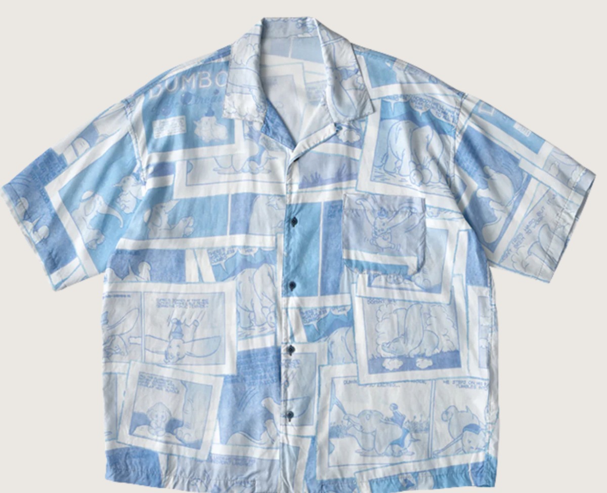 DISNEY VC / PC ALOHA COLLECTION ALOHA SHIRT / DISNEY DUMBO/BLUE | CABANON