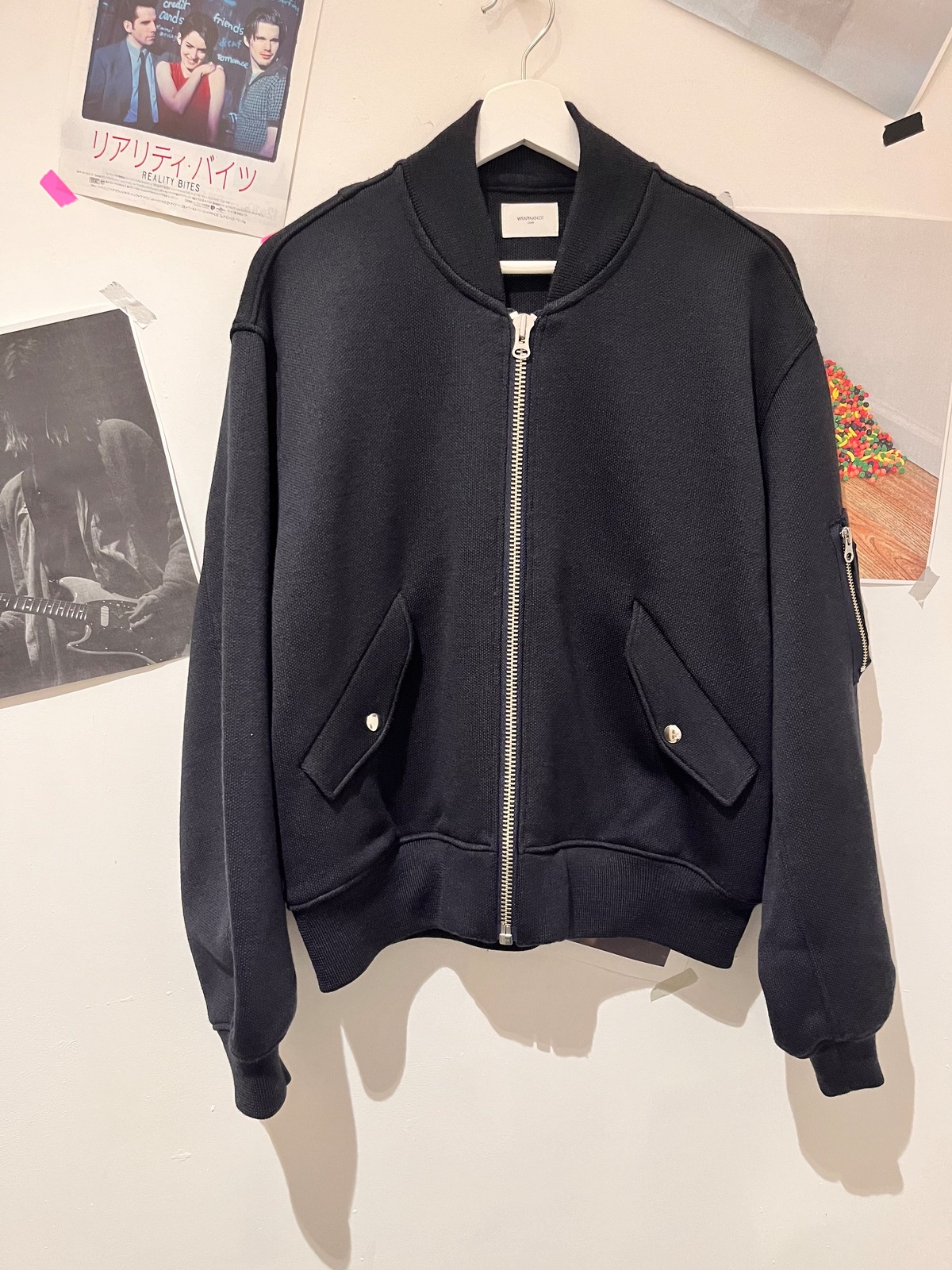 WRAPINKNOT : Middle-gauge Half Milano-Rib Knit L-2B type JKT WK324 ...
