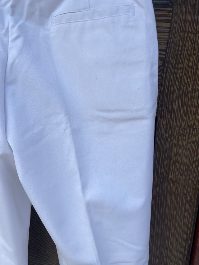 vintage RED CAP white work pants made in USA dead stock size W34(86cm ...