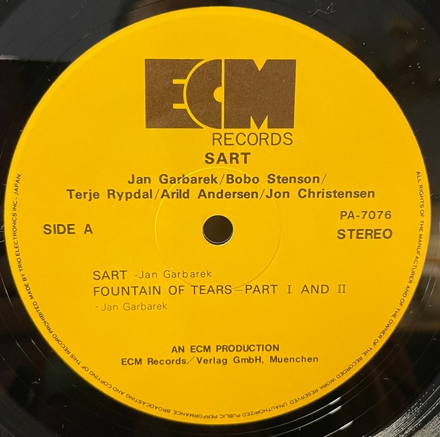 Jan Garbarek - Bobo Stenson - Terje Rypdal - Arild Andersen - Jon ...