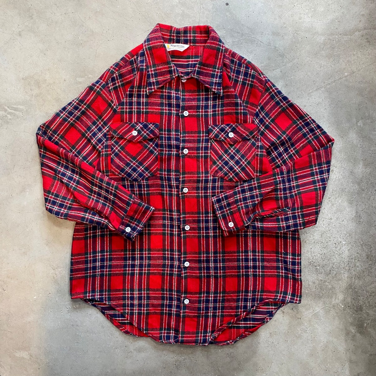 70's Key flannel shirt | LiNGLiNG WORLDPORT