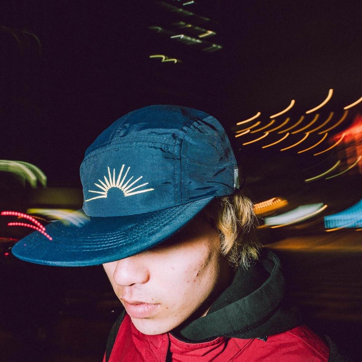 nylon reflector cap navy | Sooty clothing
