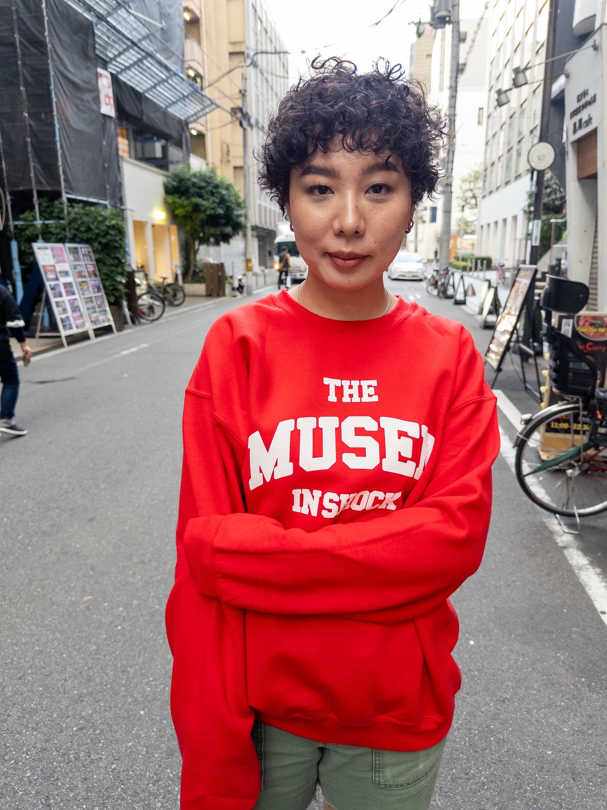 MUSENロゴスウェット【RED】 | THE MUSEN IN SHOCK