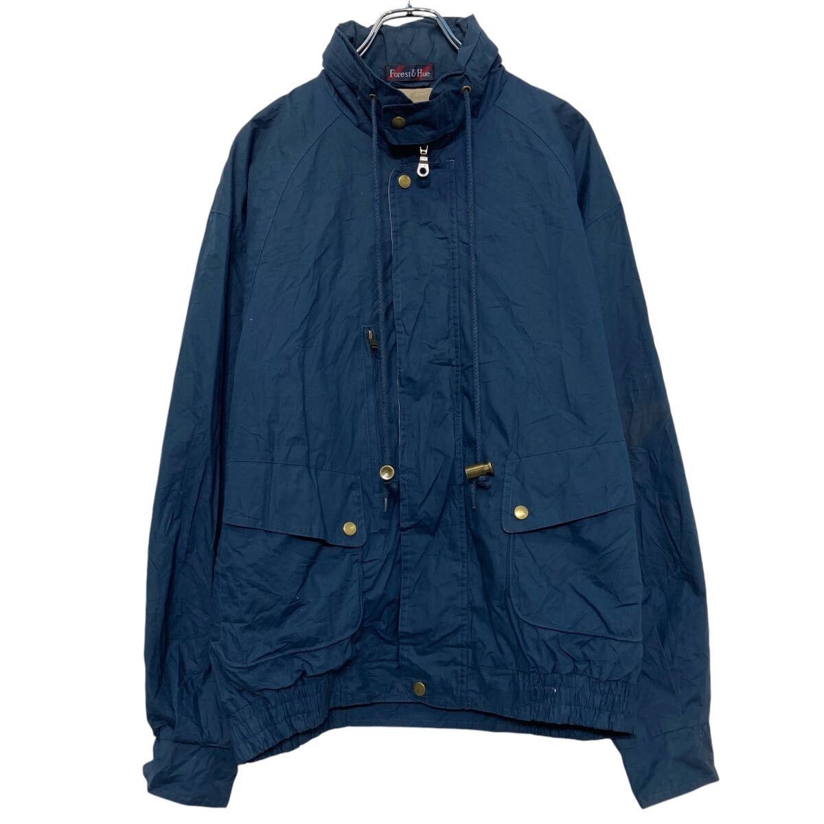 Forest&Hue ジップアップ ジャケット M ネイビー スナップボタン 古着卸 アメリカ仕入 a609-6103 | 古着屋DEN（デン ...