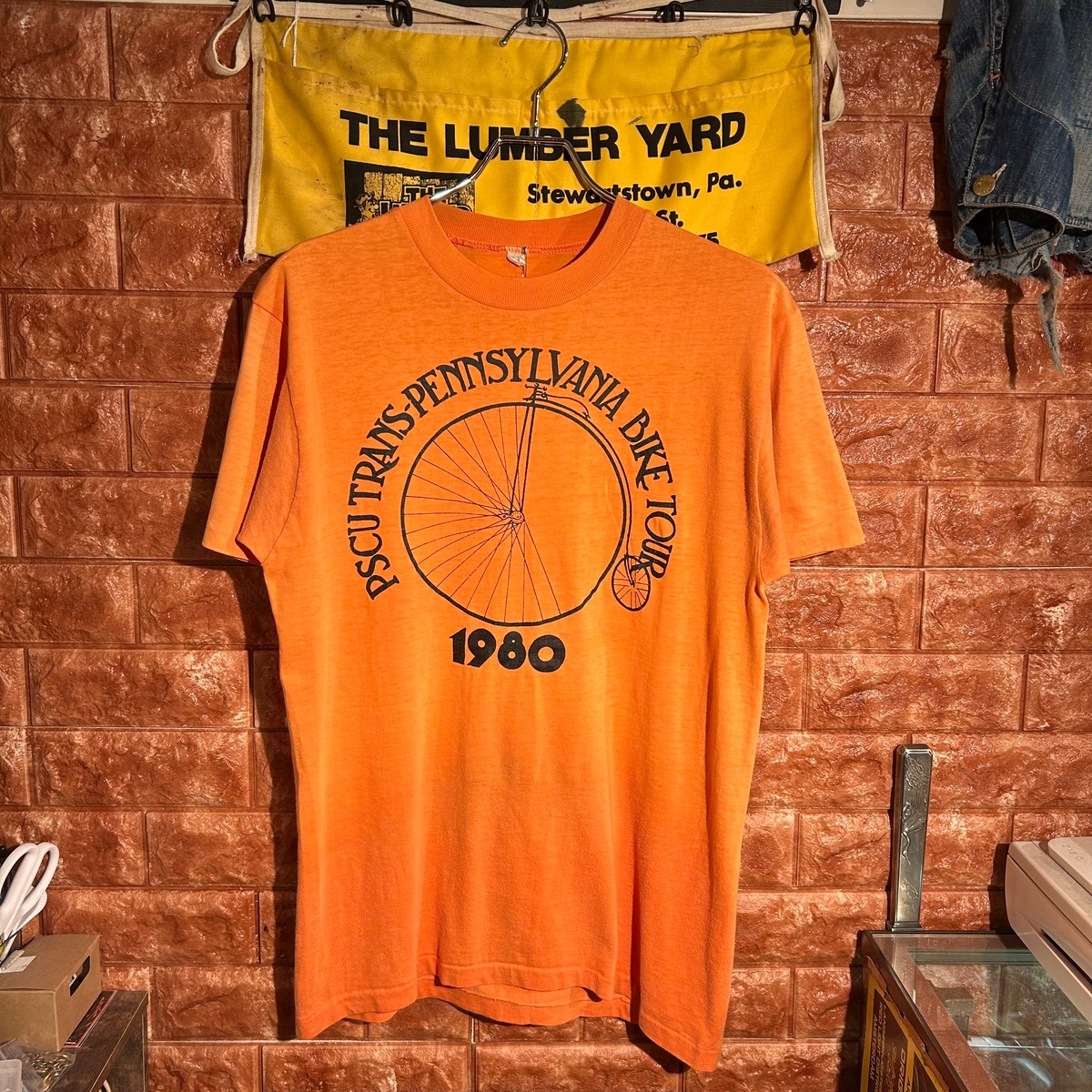 【80s】Print T shirt | Johnson Market