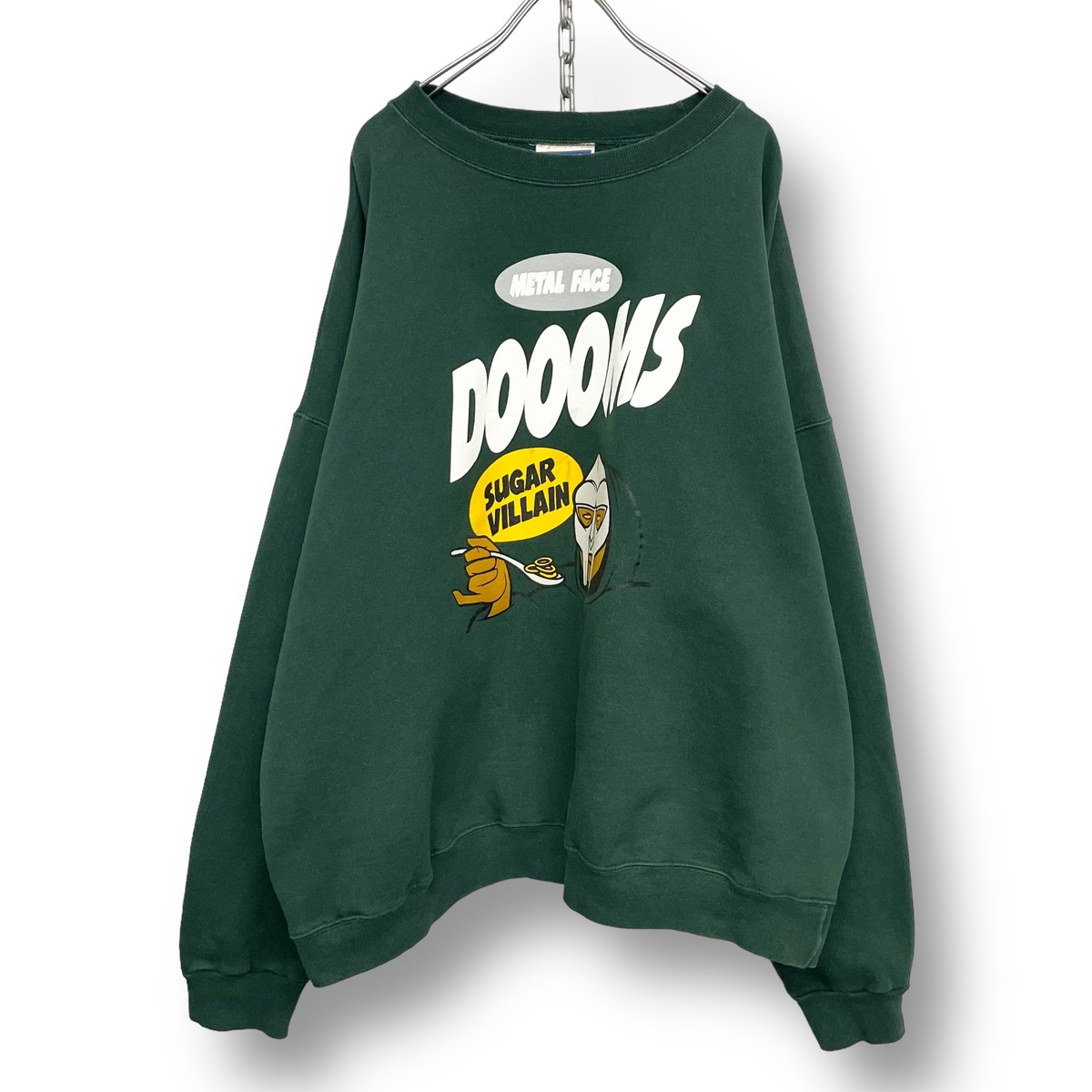 “MF DOOM” Hip Hop Print Sweat Shirt | RENGA CLOTHING STORE