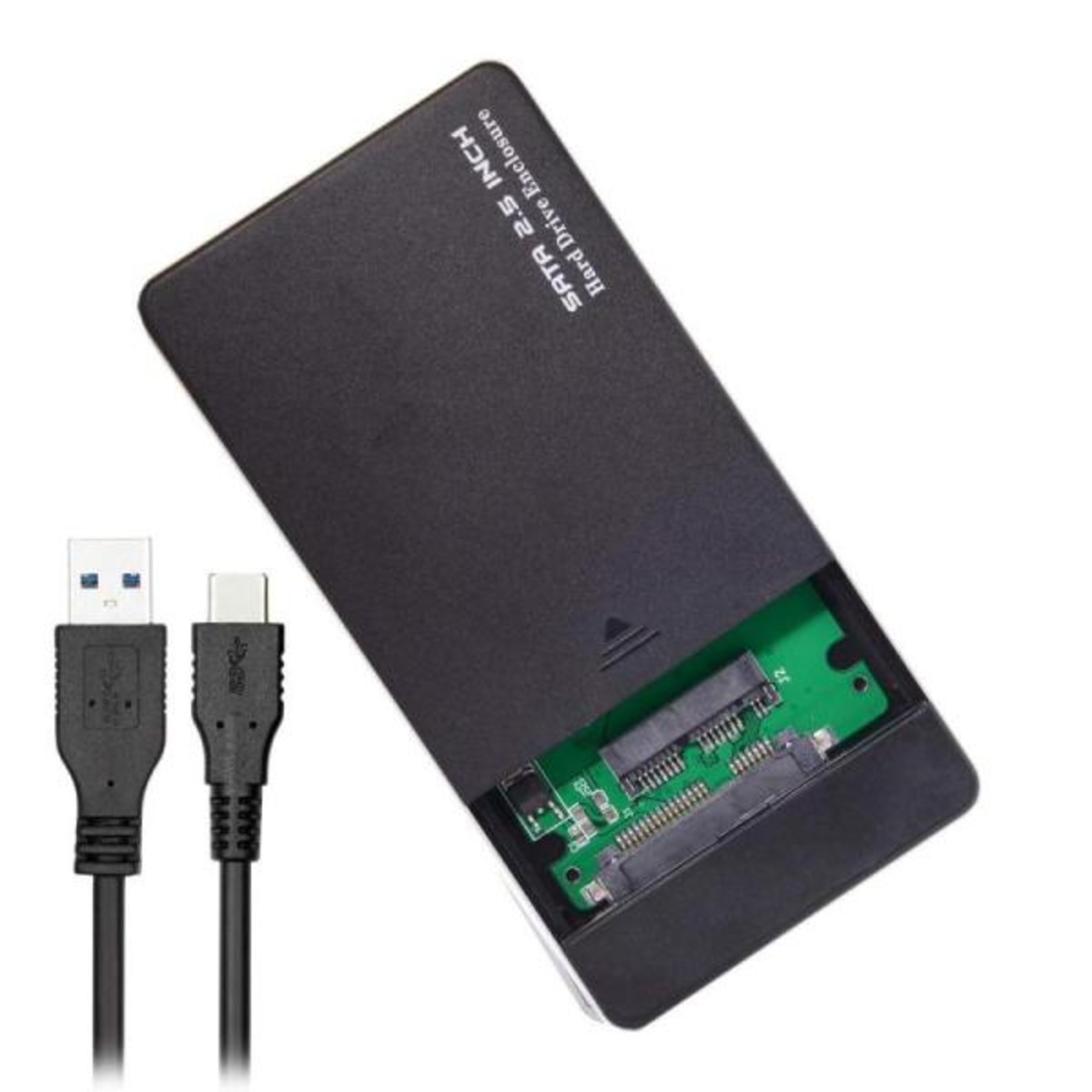 Cablecc USB 3.1 Type-C USB-C - 1.8インチ Micro SATA 16ピン 7+9 SSD - 外付けハードディスクエ1 | PCBASE