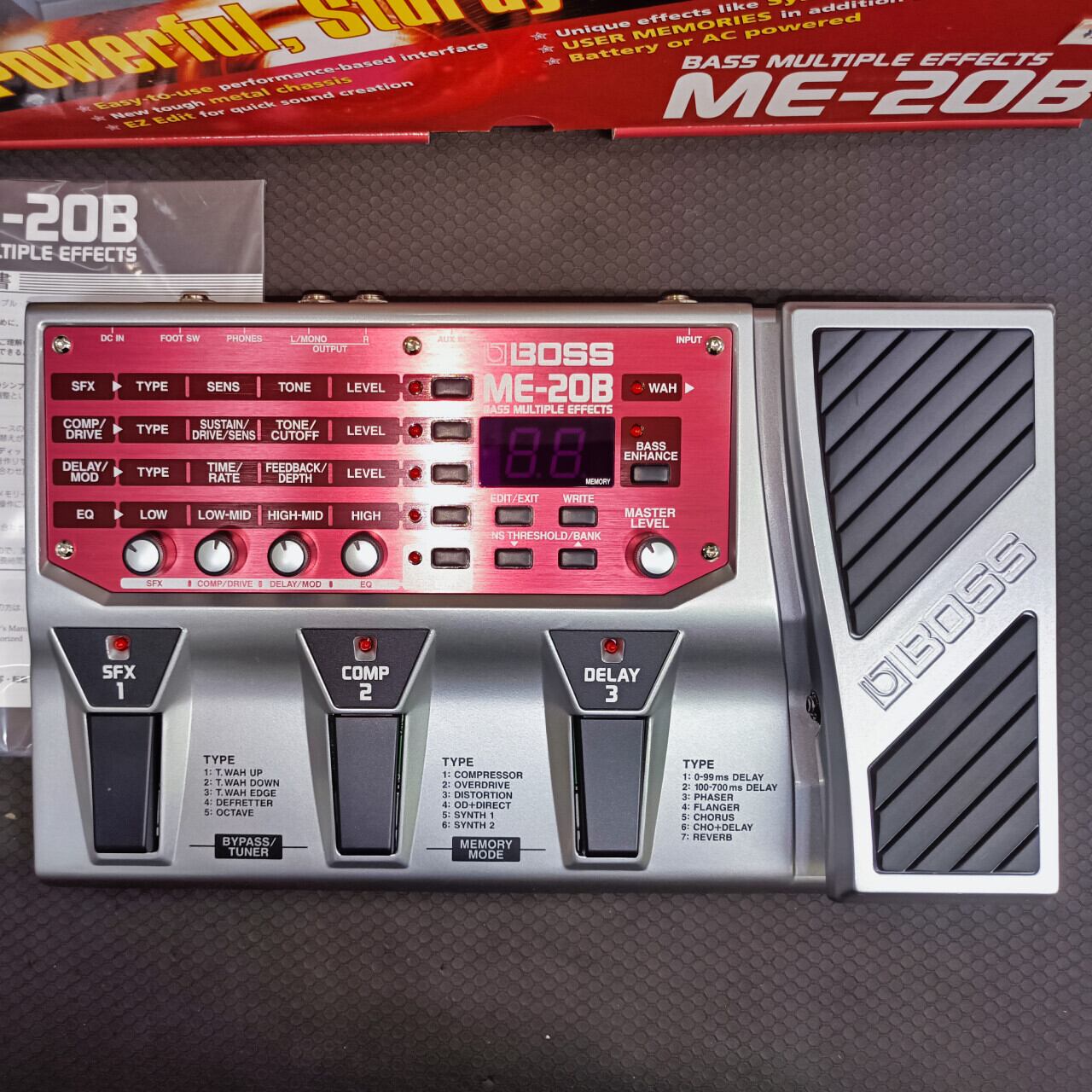 BOSS ME-20B ベース用マルチエフェクター | 西尾楽器オンラインストア | 楽器通販