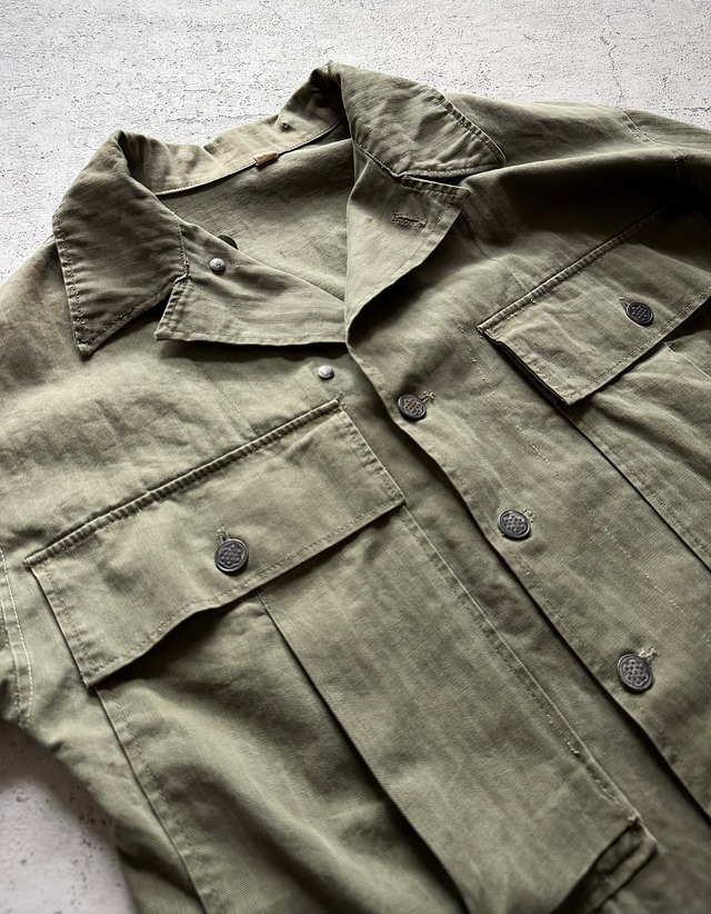 40s US.ARMY / M-43 HBT JACKET 13-STAR OLD MILITARY VINTAGE 米軍 M43 ...