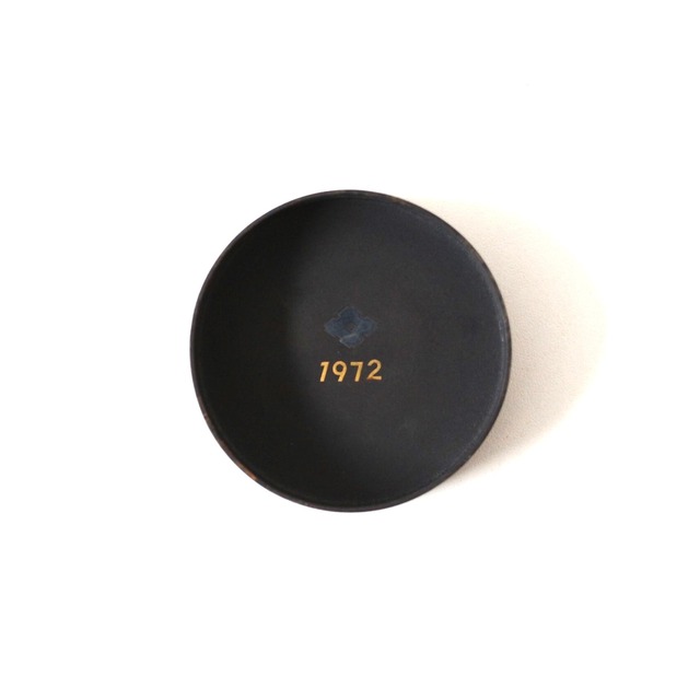 純金鳳凰象嵌朱肉合 d9.2cm Covered Box (Vermilion Seal Ink Container), Gold Inlay ...