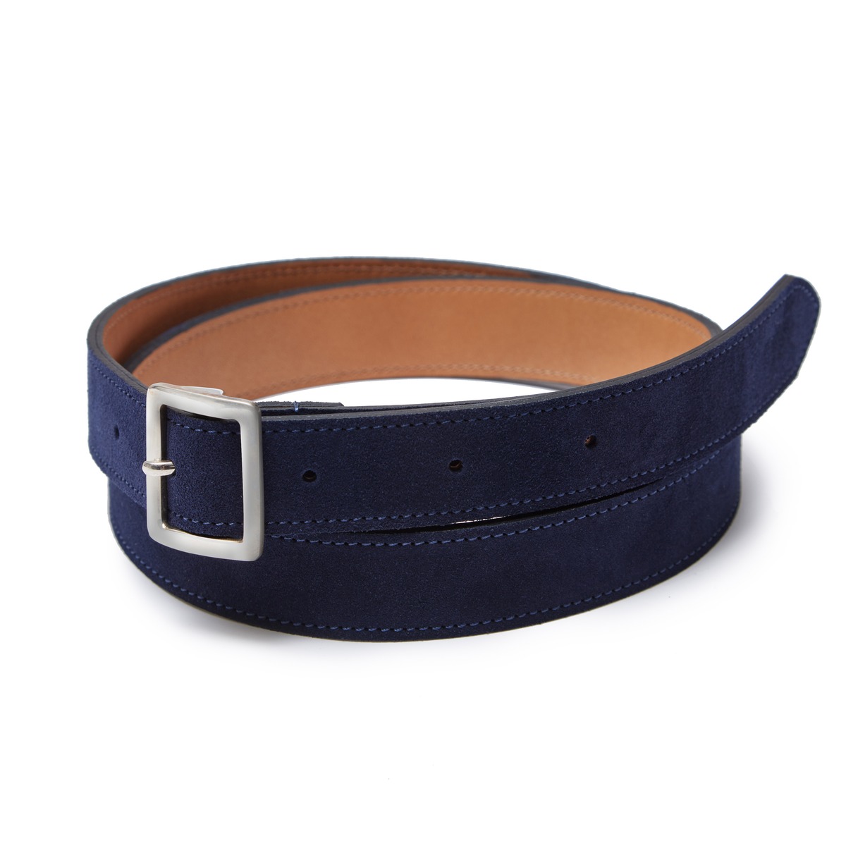 XOLO for everyone square narrow buckle belt (NAVY) | everyone