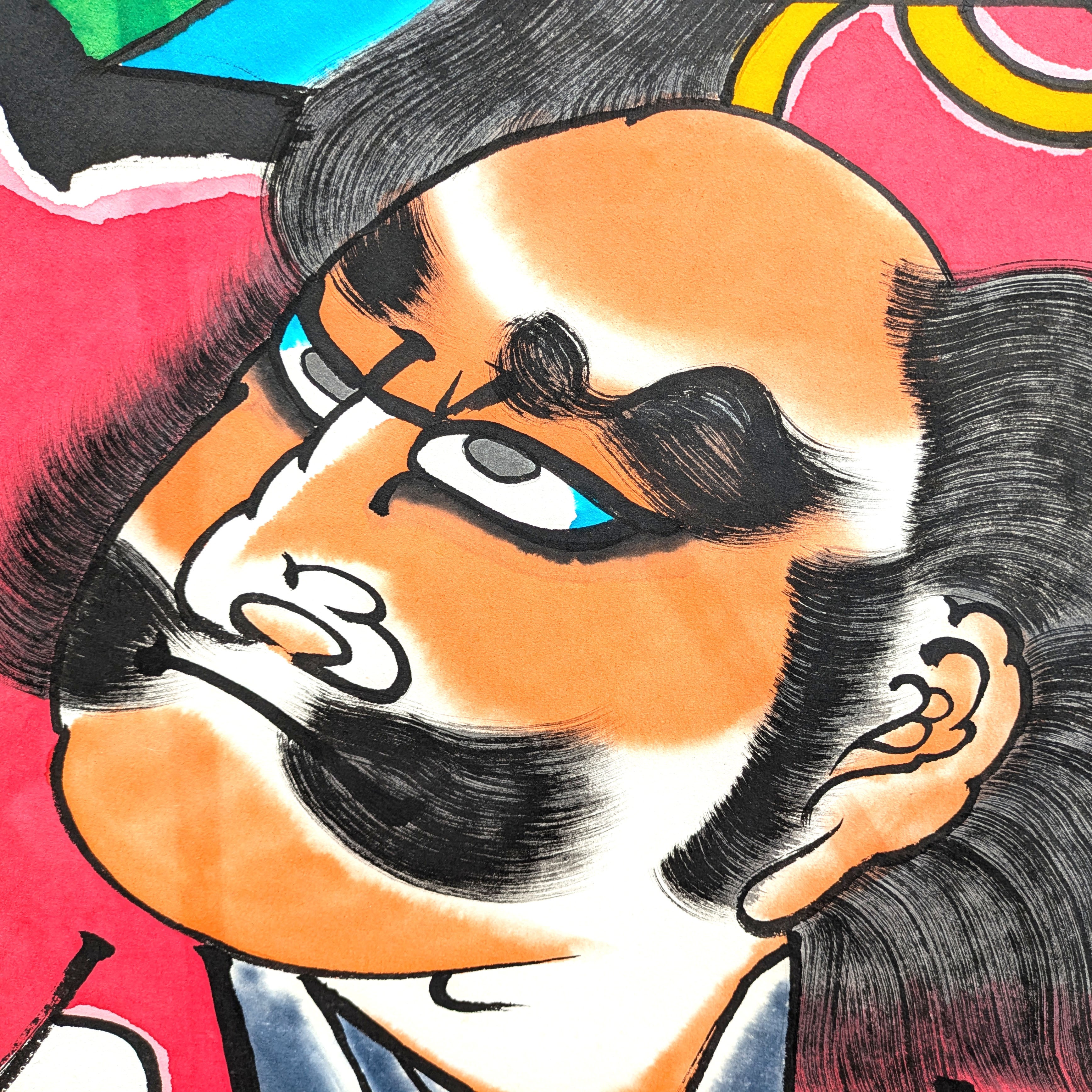 津軽凧絵・ねぶた絵・『大森彦七と千早姫』・インテリア・壁飾り 津軽凧絵・ねぶた絵・『大森彦七と千早姫』・インテリア・壁飾り