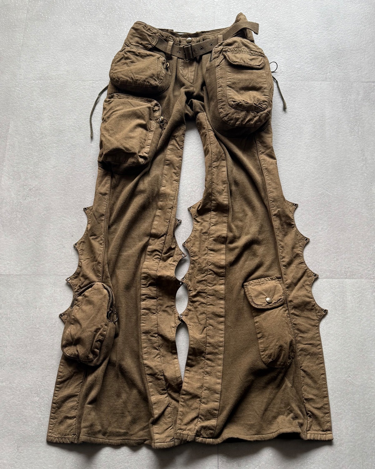SS2004 SHARE SPIRIT batwing raver pants | ether